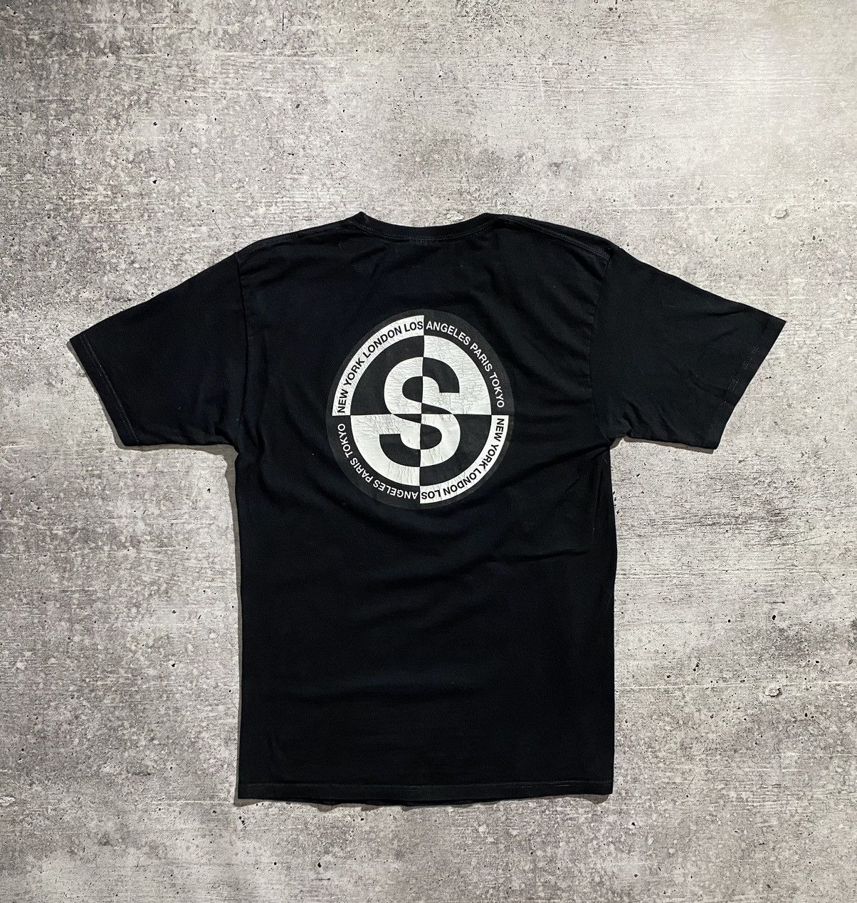 Vintage Stussy vintage big logo t shirt | Grailed
