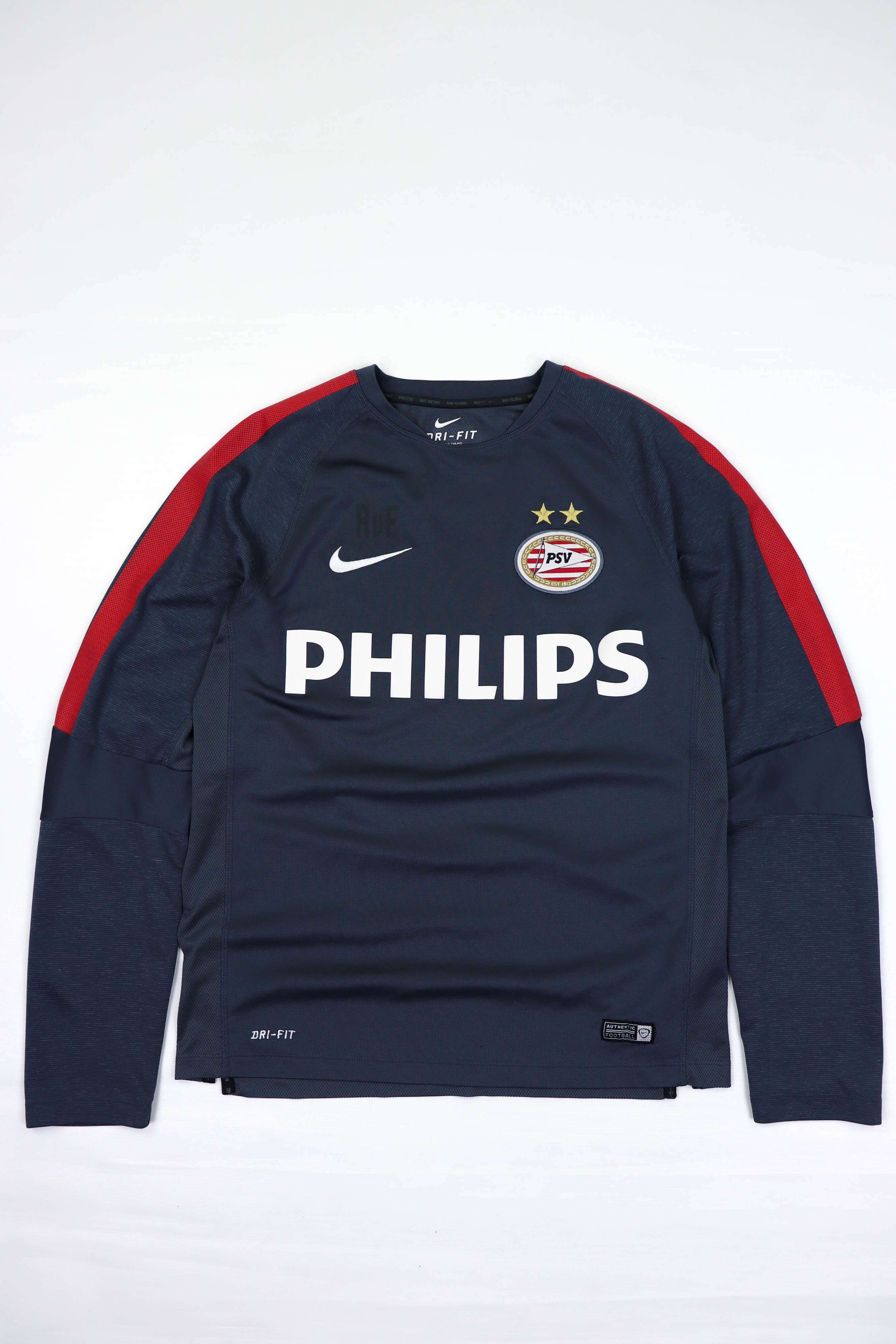Nike PSV Nike Dri-Fit Vintage Gray Long Sleeve Soccer Jersey | Grailed