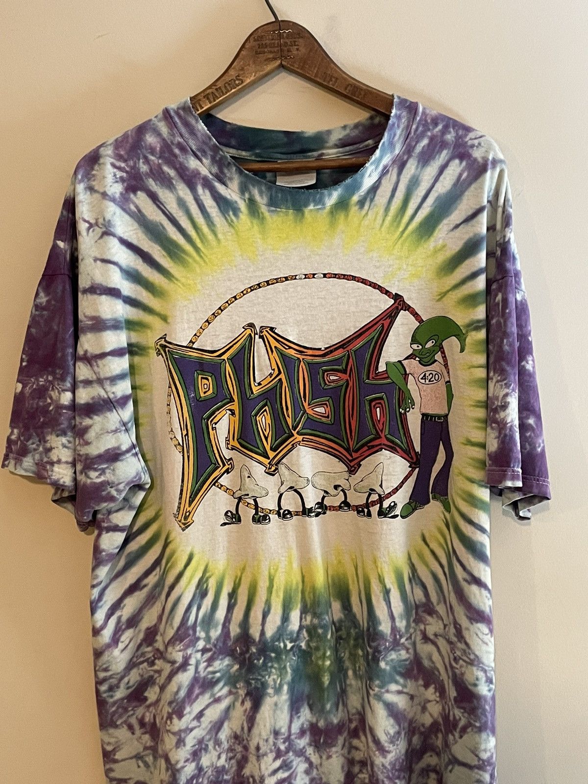 Vintage vintage phish summer 99 parking lot tie dye | Grailed