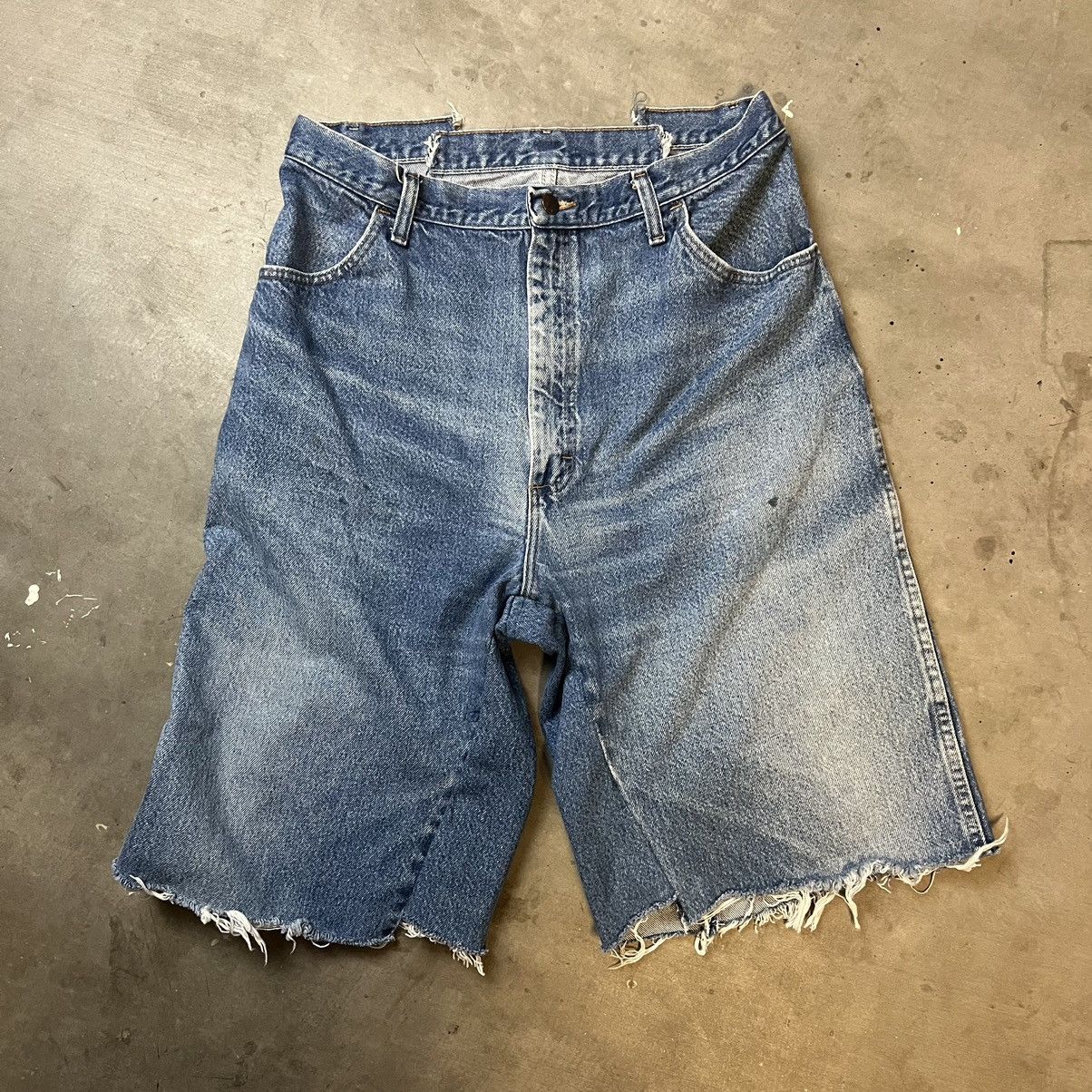 Vintage Vintage Custom Baggy Fit Wrangler Jorts | Grailed