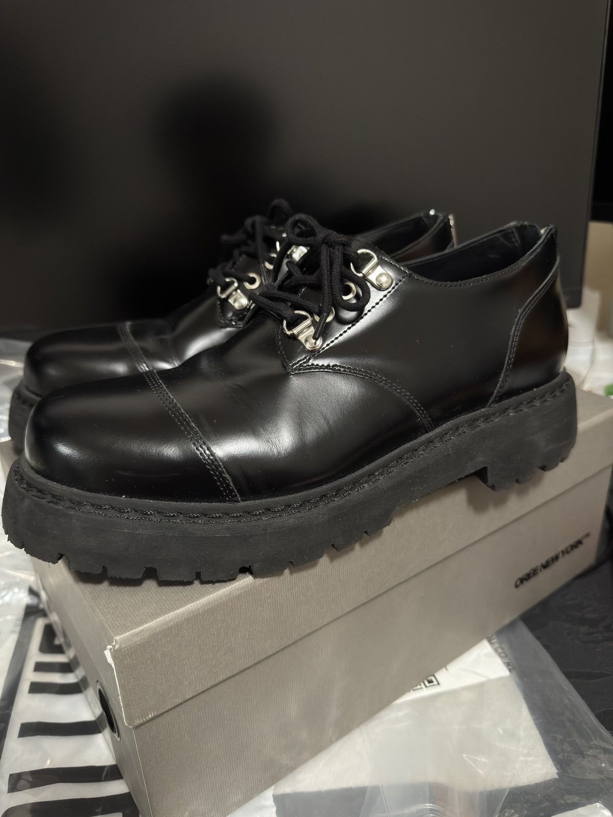 Oree New York Oree NYC Morgan Lace Up Derby | Grailed