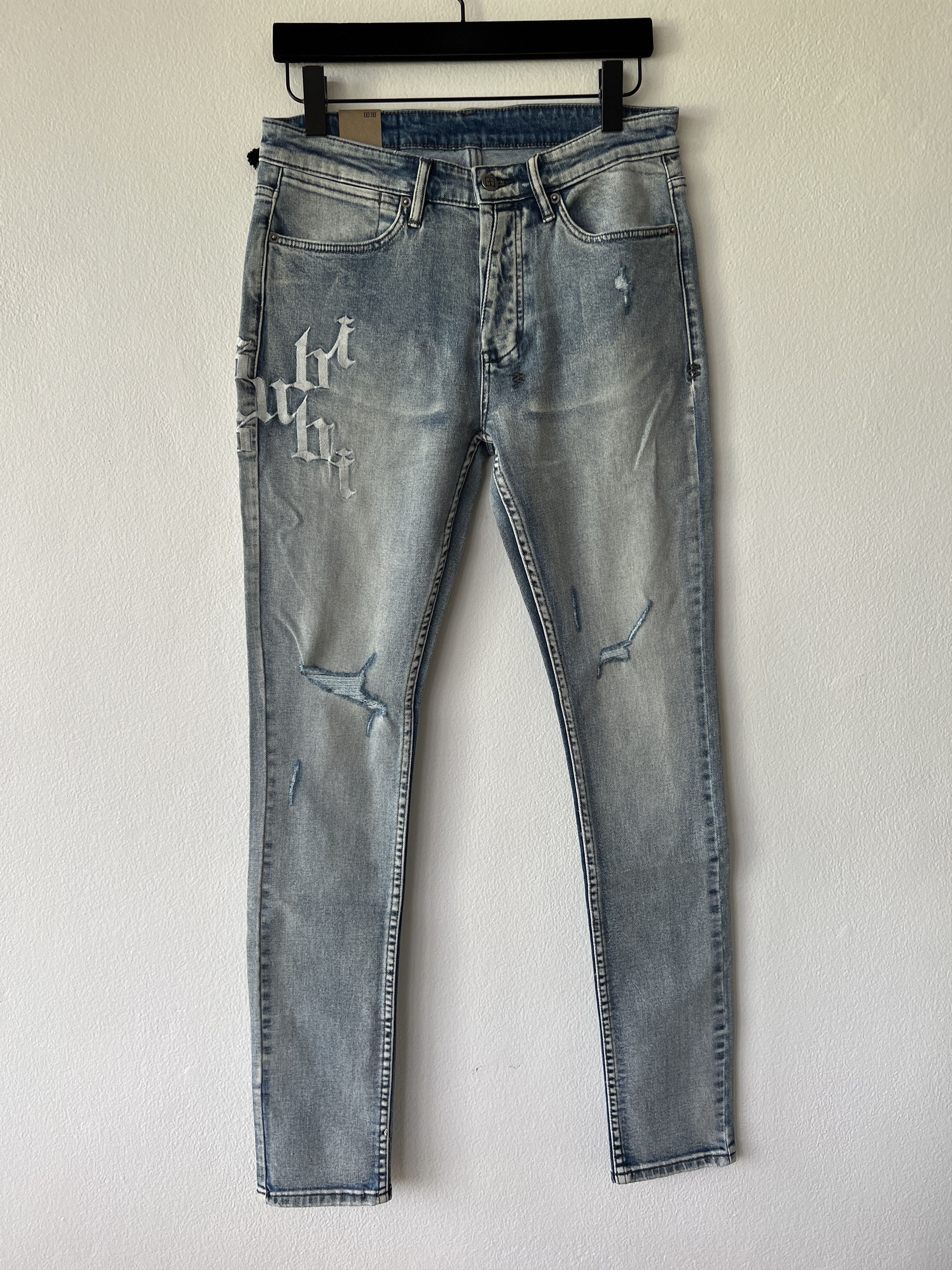 Ksubi denim jean Van Winkle blue kult logo crosses skinny | Grailed