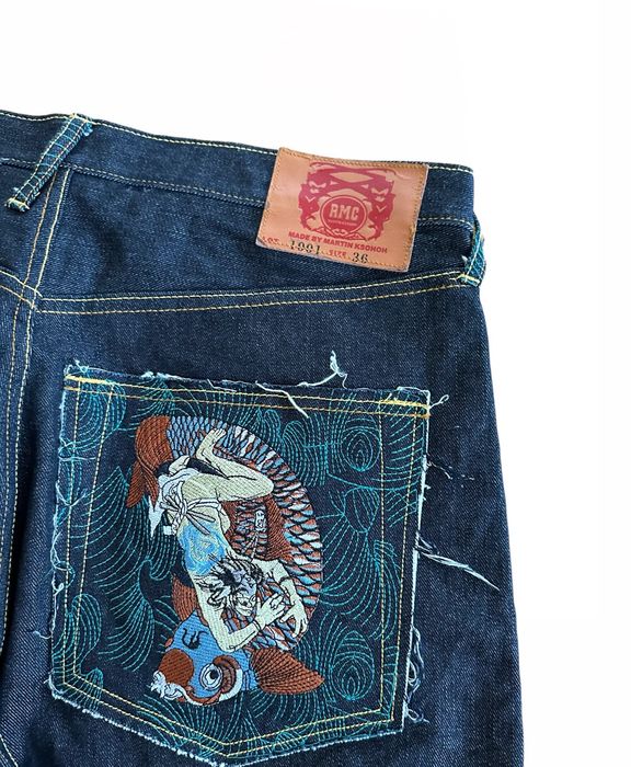 Japanese Brand RMC Y2K Koi Fish Jeans | Grailed