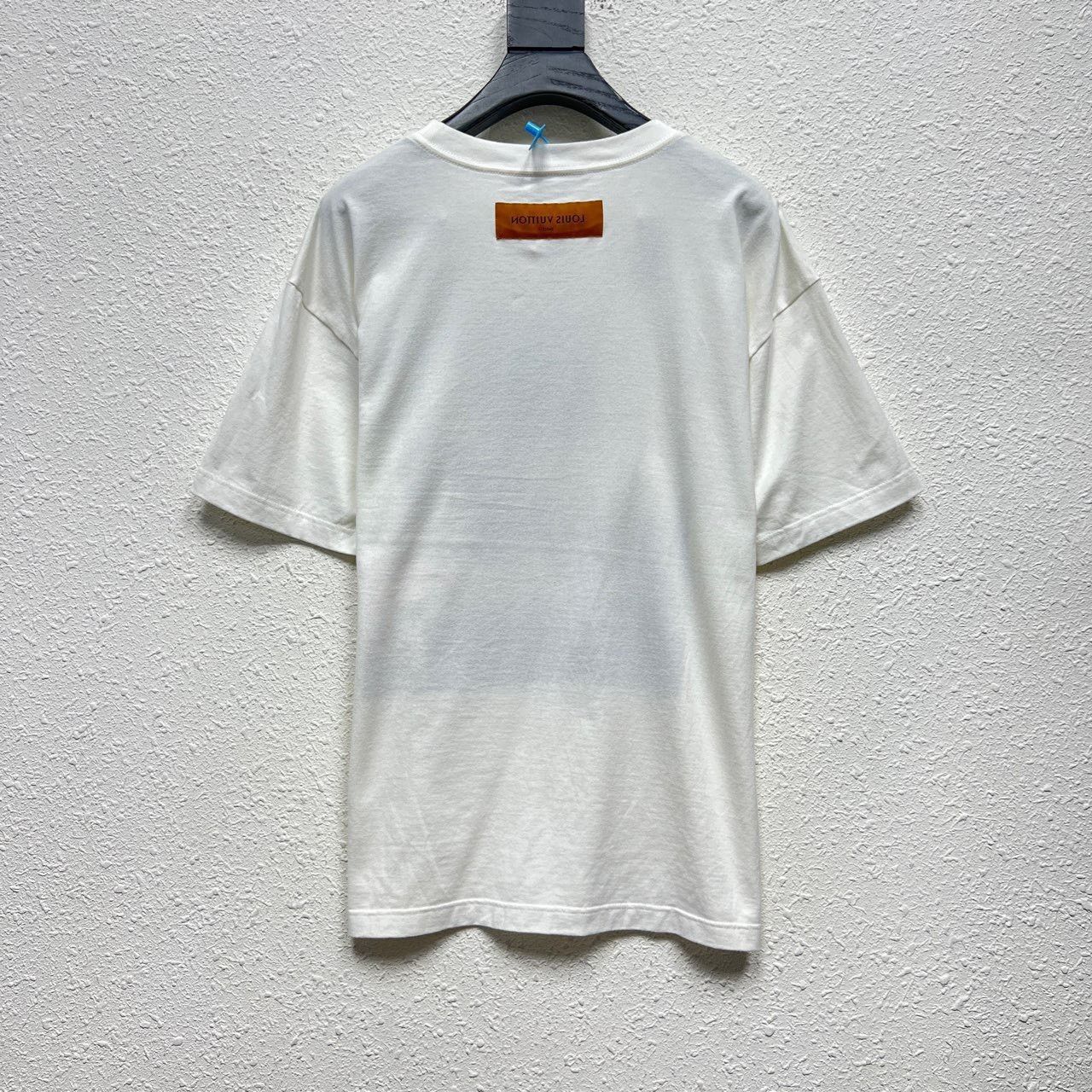 Louis Vuitton LOUIS VUITTON LV New 23 FW Room Oil Painting Short Sleeve ...