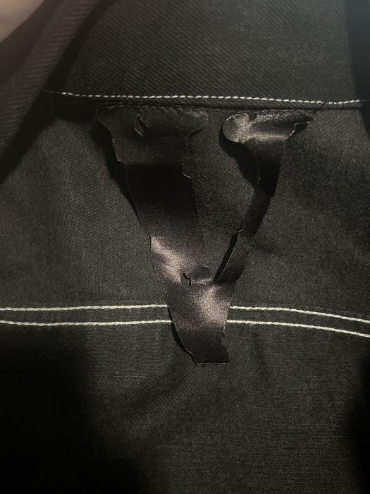 Vlone Vlone Gothic letters Denim Jacket | Grailed