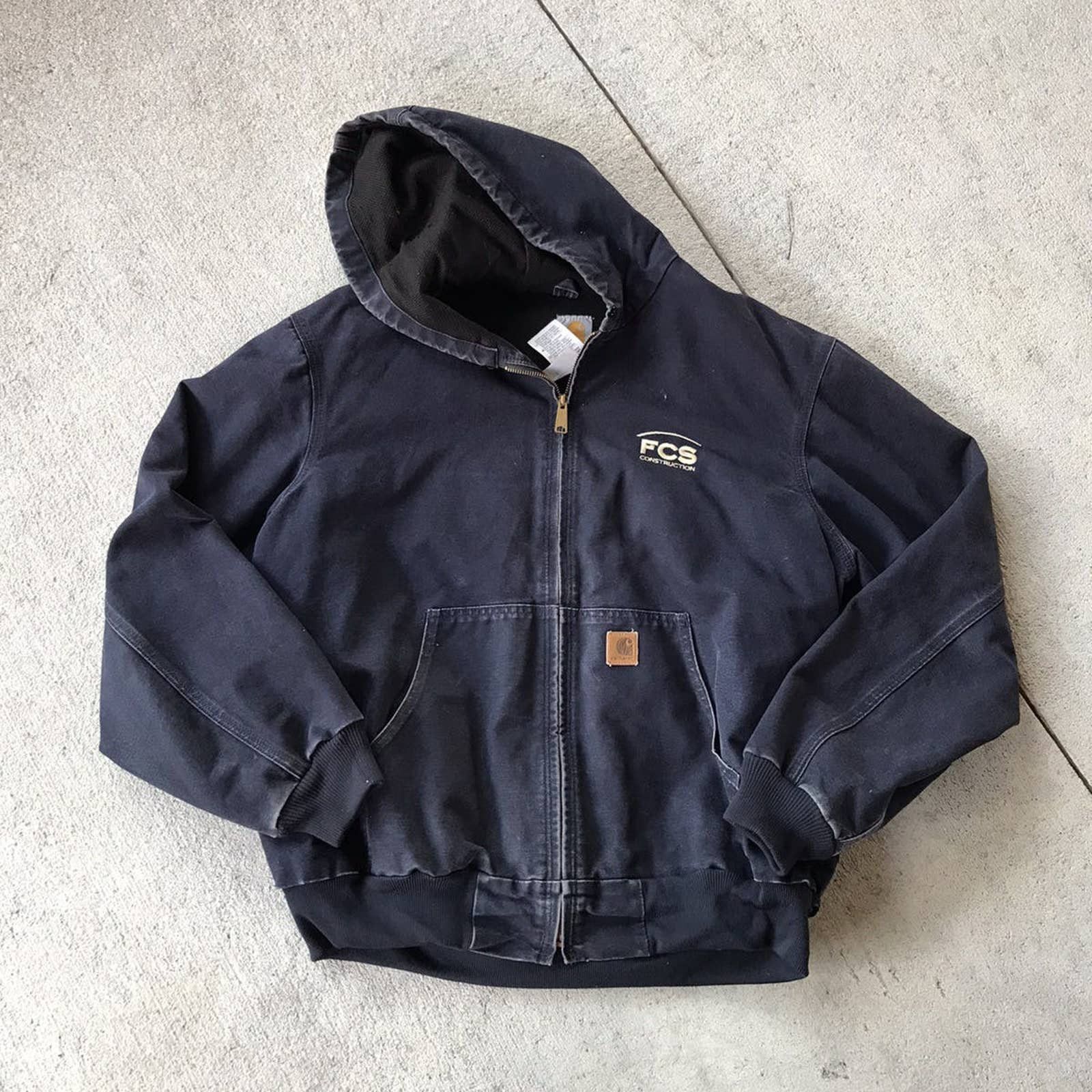 Vintage Carhartt Blue Washed duck Jacket | Grailed
