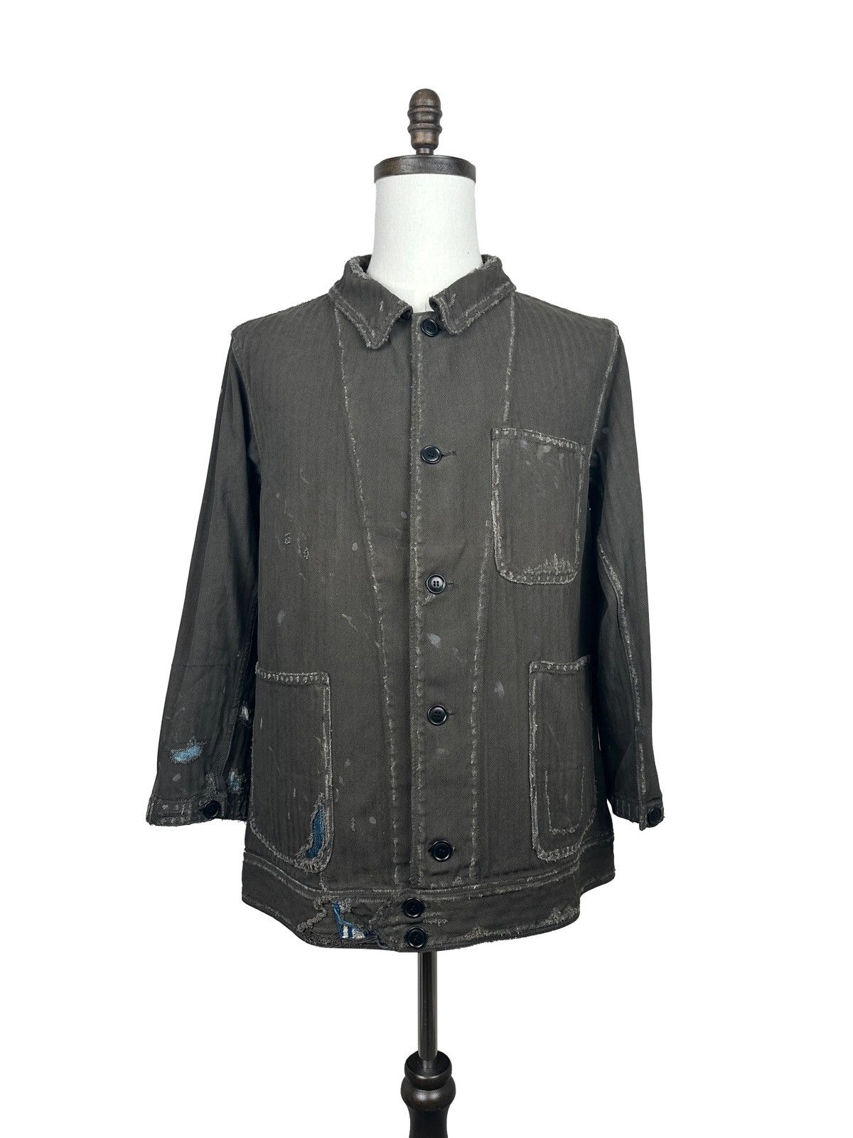 Visvim SS19 ICT Benny JKT Crash (Herringbone) | Grailed