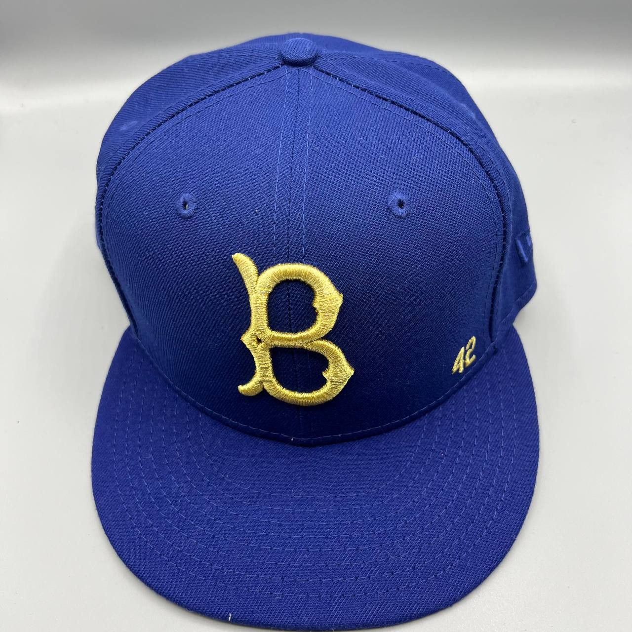 New Era Boston Red Sox Hat Men 8 Blue Jackie Robinson MLB Fitted Cap ...