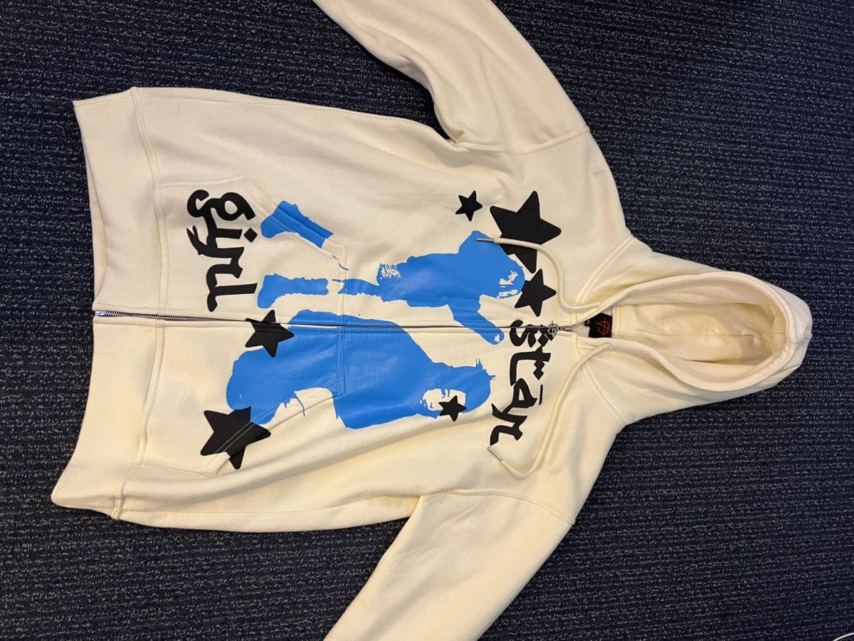 Streetwear Pholoh Star Girl Zip-Up Hoodie | Grailed