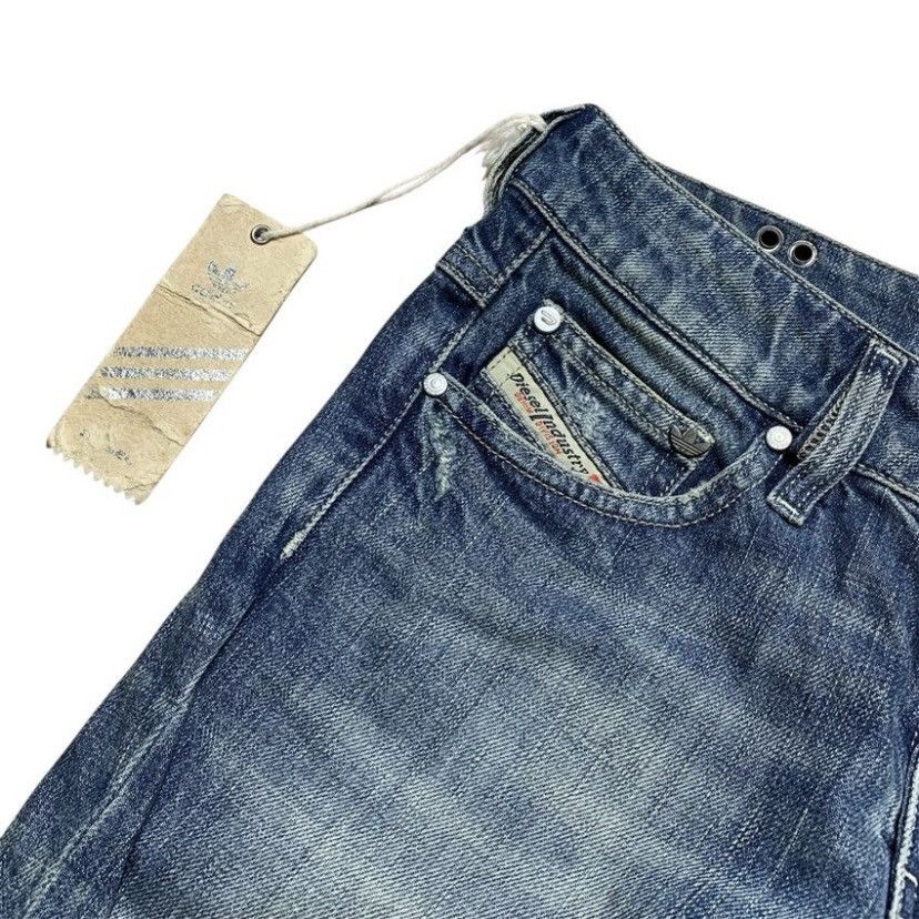 Adidas DIESEL ADIDAS DISTRESSED FADED JEANS | Grailed