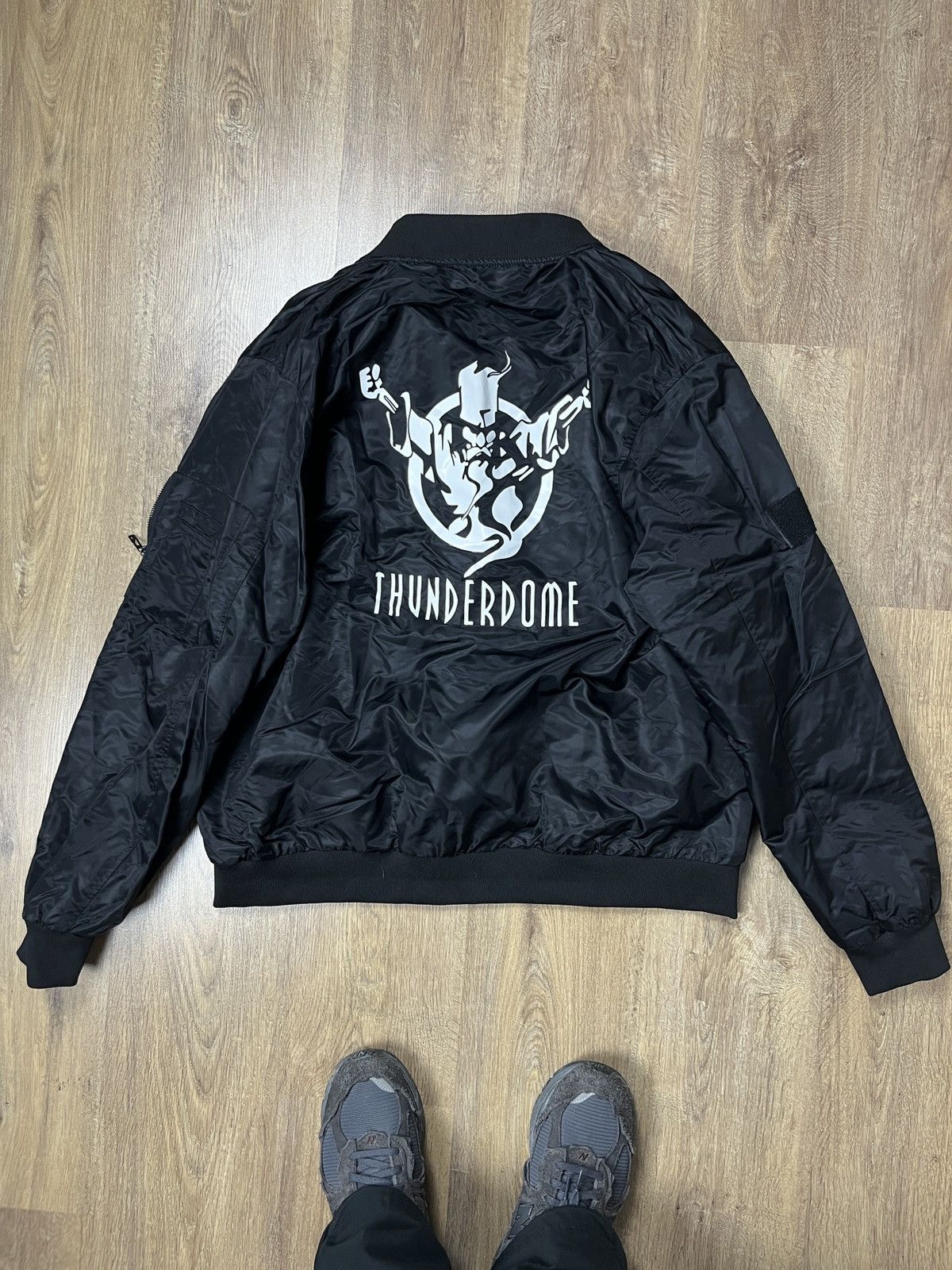 Streetwear × Thunderdome × Vintage thunderdome vintage bootleg ma-1 ...