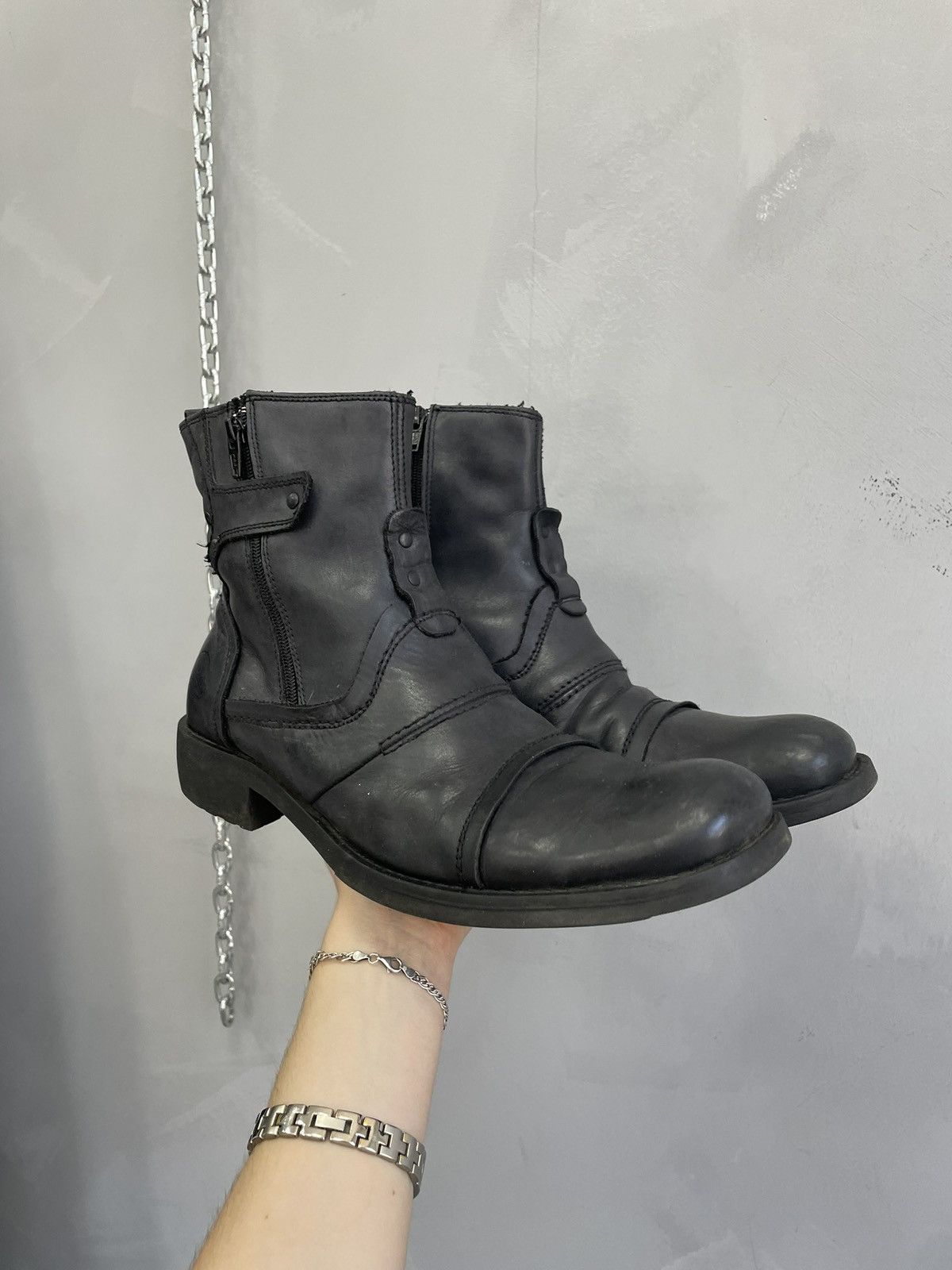 Guidi Western ankle moto boots A.S. 98 style avant garde hight | Grailed