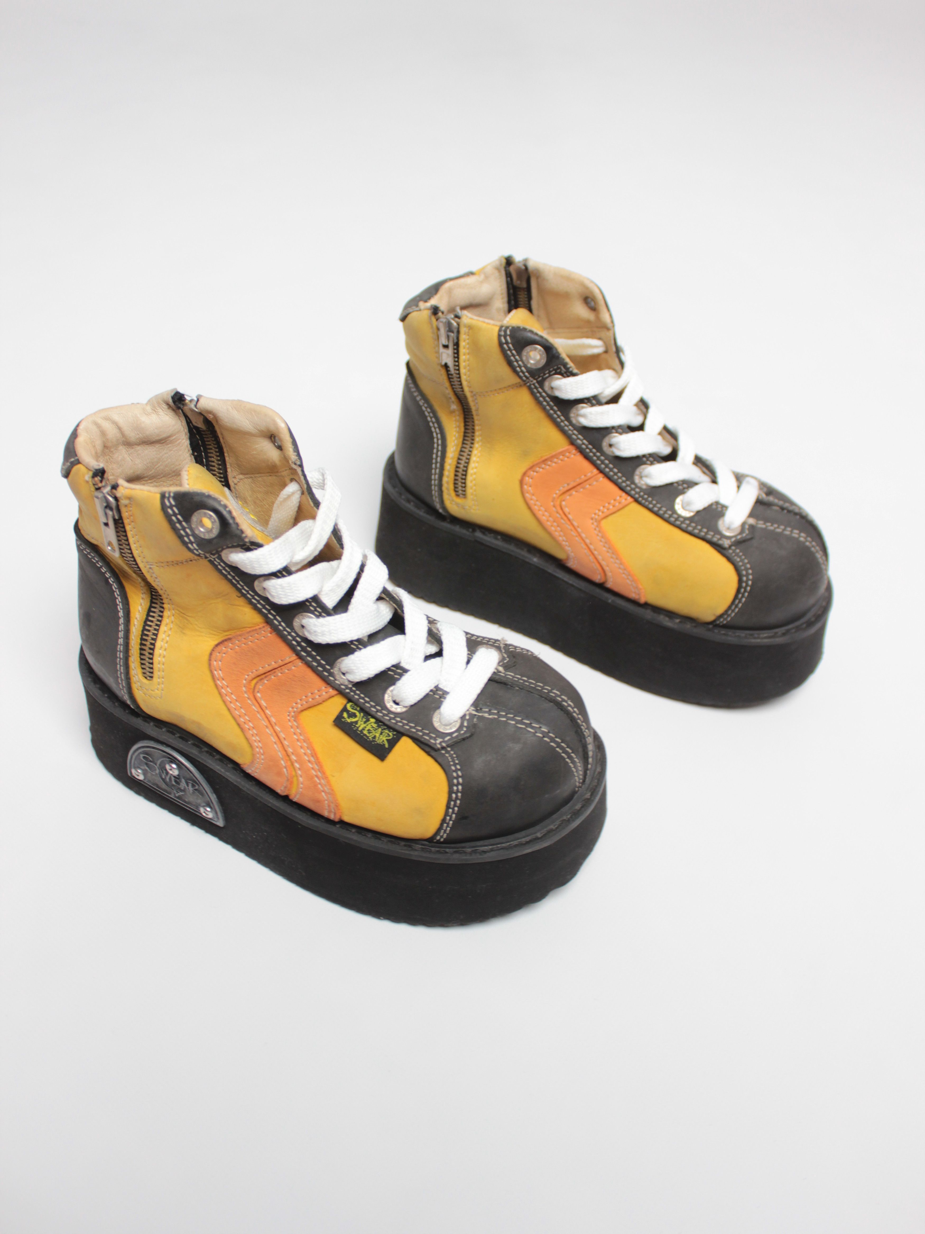 SWEAR London Swear rear vintage ravers 90's platform boots | Grailed