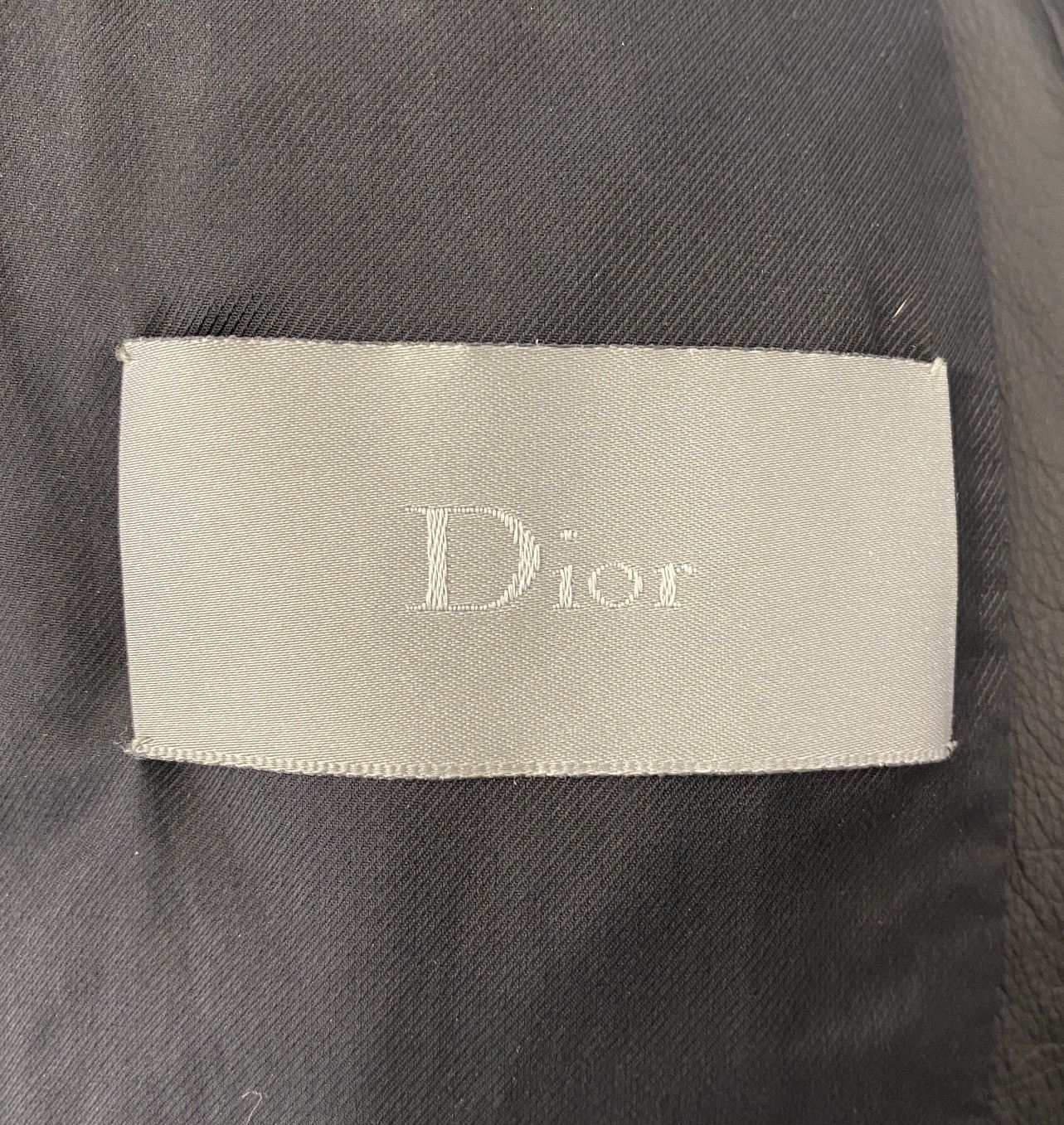 Dior DIOR HOMME By HEDI SLIMANE 0E Black Leather Jacket 44 | Grailed