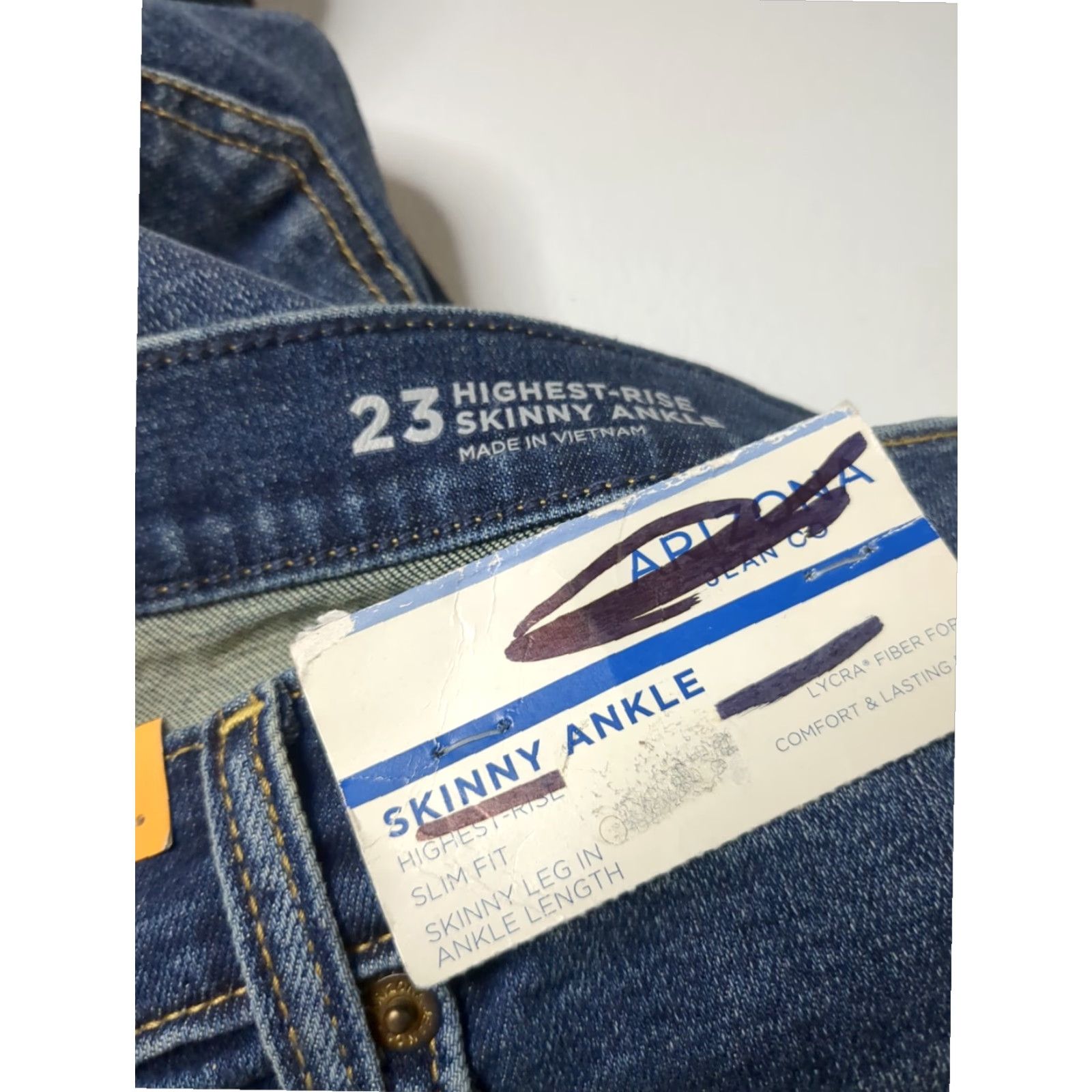 AriZona Arizona Jean Co Womens High Rise Skinny Ankle Blue Denim Jeans ...