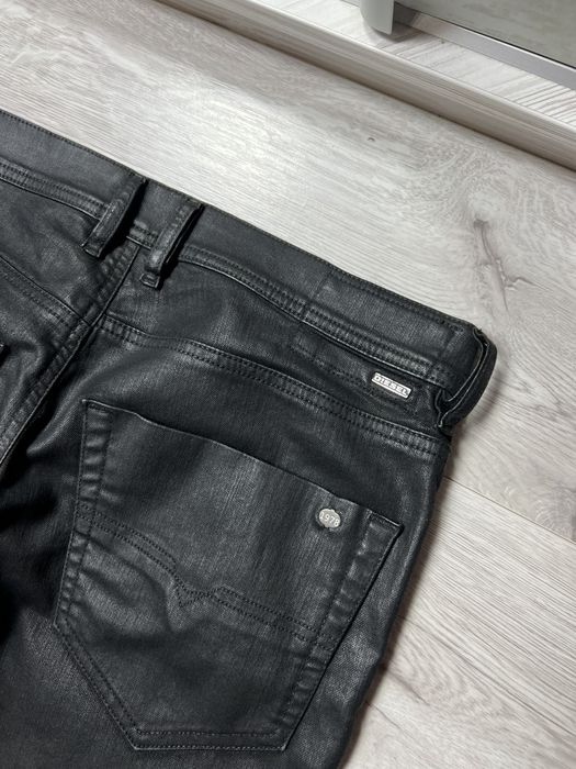 Diesel Diesel Tepphar Slim-Carrot Leather Style Jeans Wash Stretch | Grailed