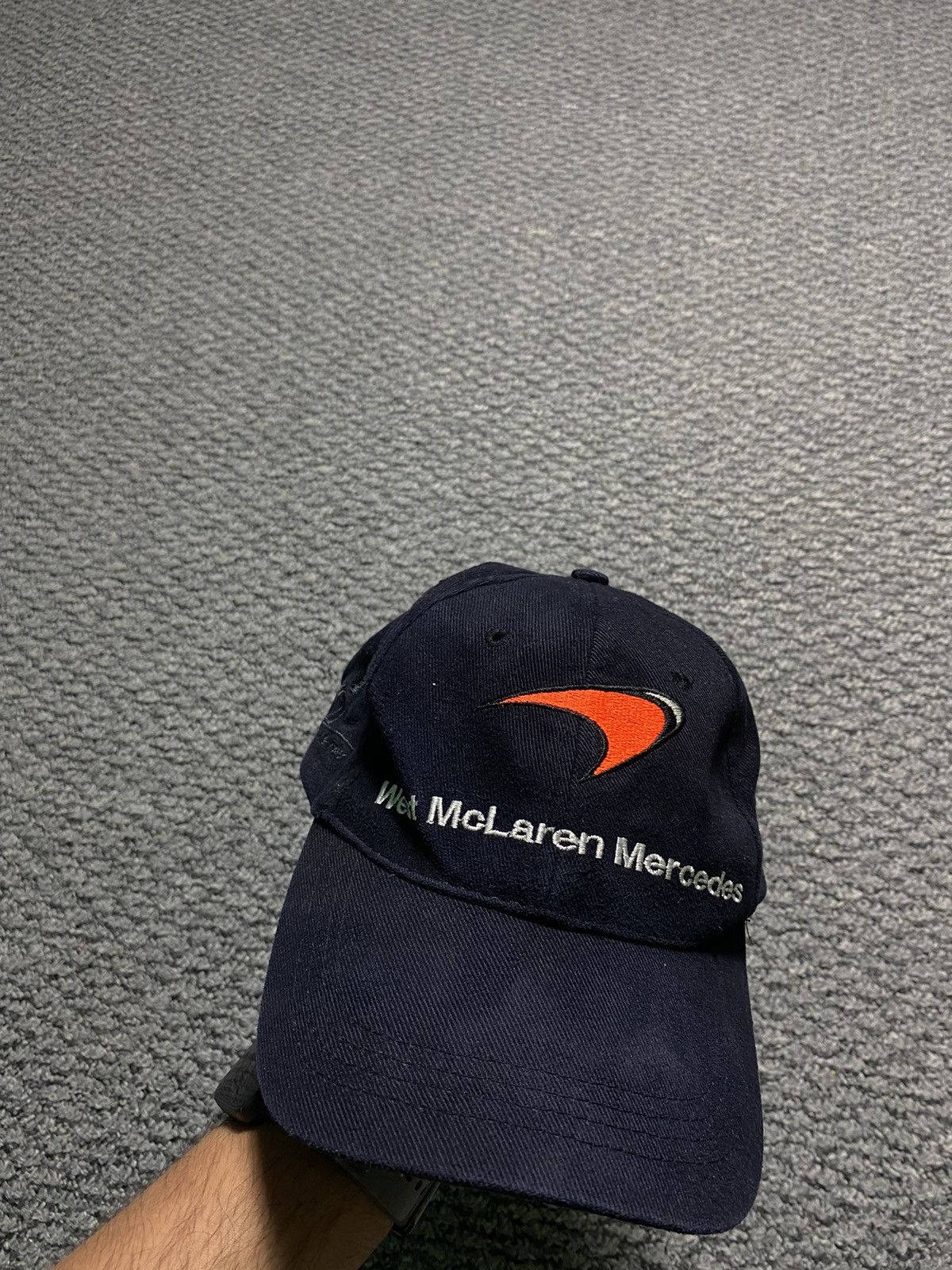 Mercedes Benz Vintage Team Mclaren West McLaren Mercedes Cap Hat racing ...