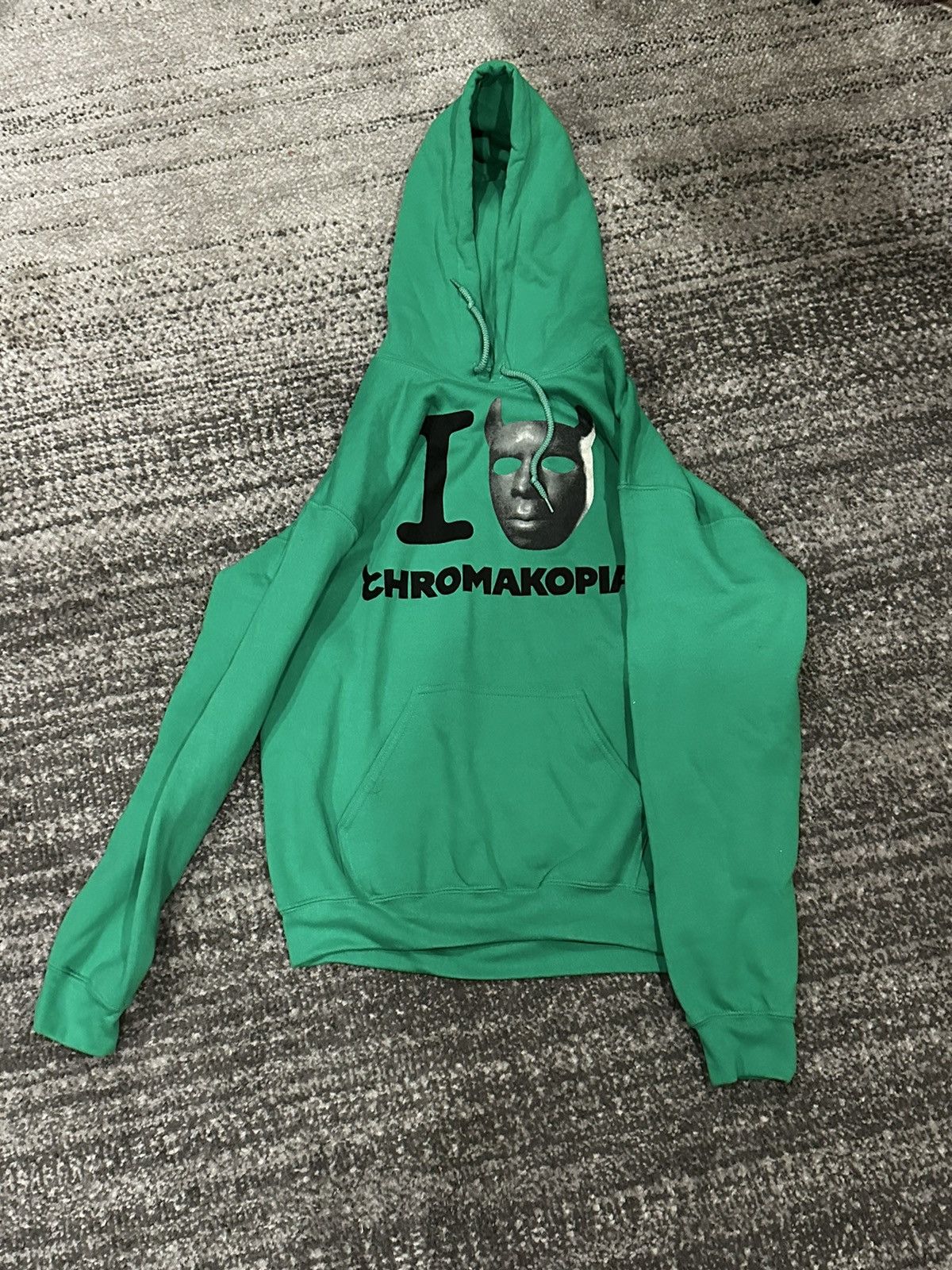 Golf Wang green chromokopia mask hoodie | Grailed