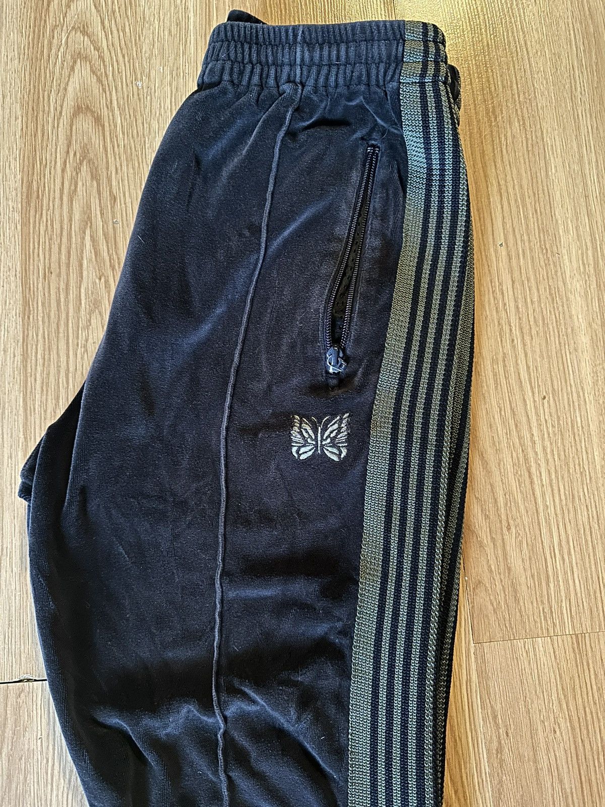 Needles Needles velour track suit | Grailed