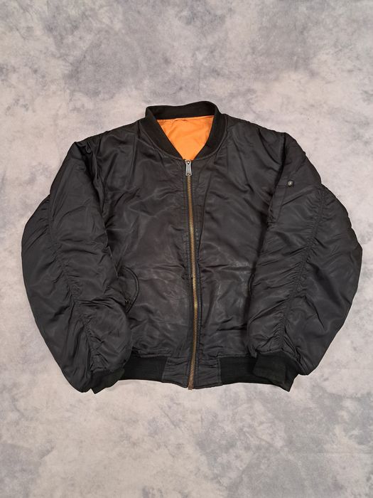 Vintage Vintage 80s MA1 Bomber Jacket Oversize Boxy Baggy | Grailed