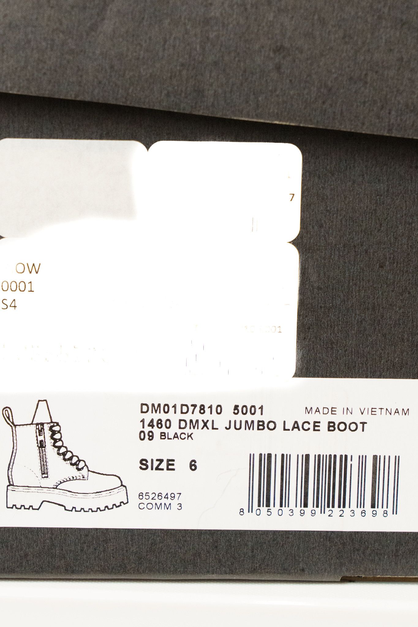 Rick Owens BNIB Rick Owens x Doc Martens 1460 Jumbo Lace DMXL Boot US 7 ...
