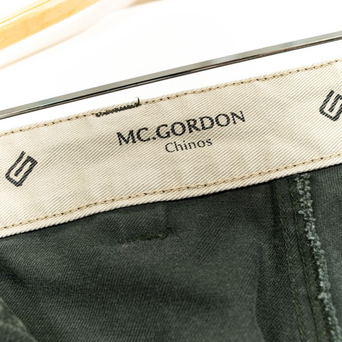 Vintage MC.Gordon Dark Green Zip Up Straight Fit Denim Cargo Pants ...