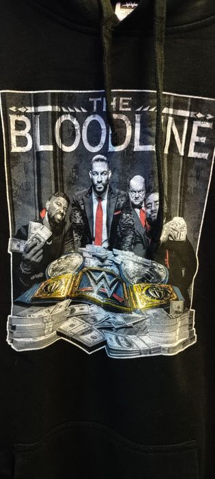 Wwe The Bloodline WWE Roman Reigns hooded sweatshirt | Grailed