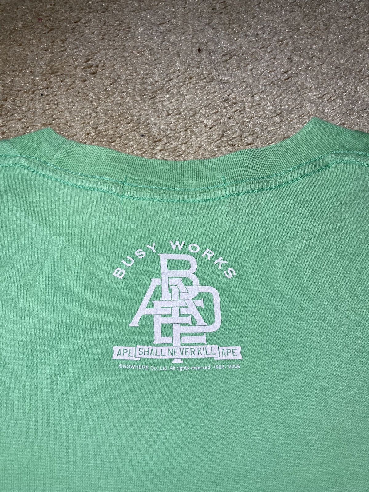Bape 2009 Bape Baby Milo Elf Apelf Mint Green Cartoon Classics OG | Grailed
