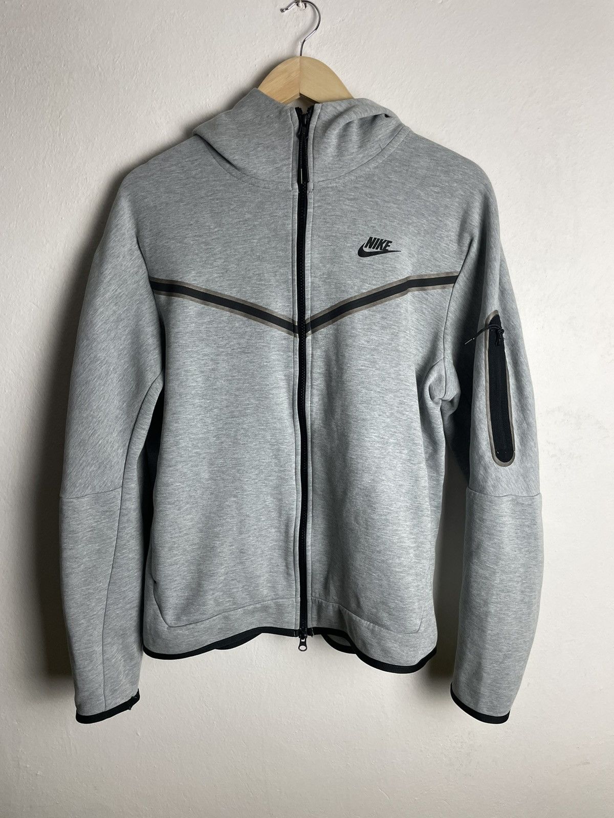 Nike Nike tech fleece zip up hoodie drill | Grailed