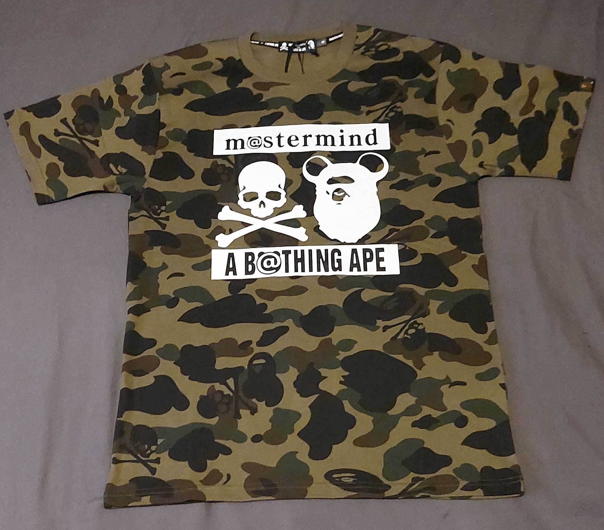 Bape × Mastermind Japan Bape vs. Mastermind Bearbrick Tee | Grailed