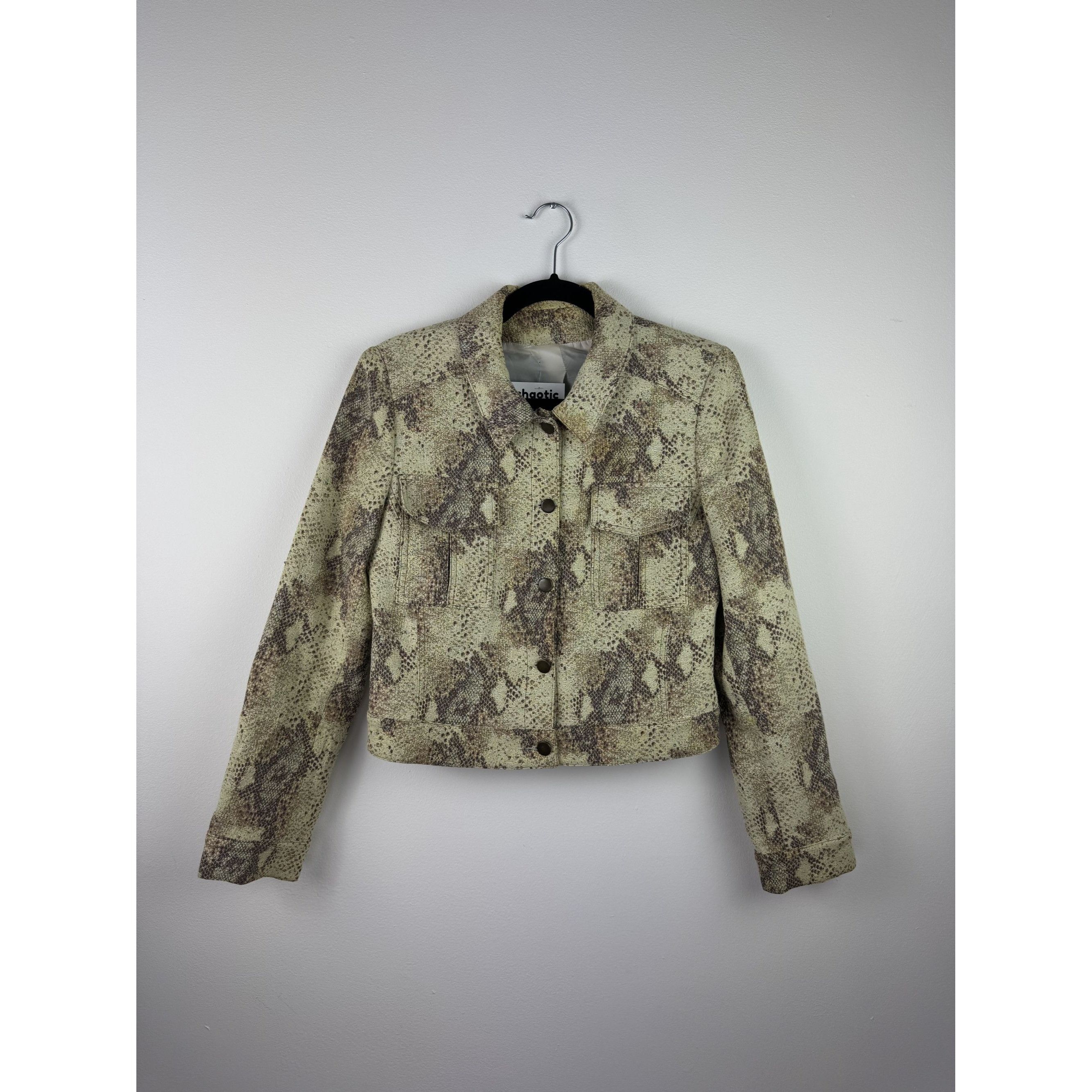 Other Y2K Snake Patterned Button Up Jacket | Grailed