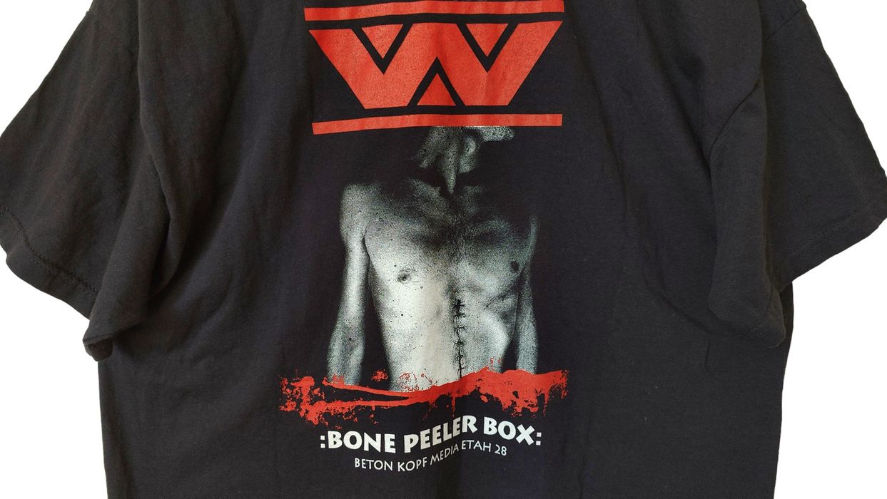 Vintage RARE Wumpscut Bone Peeler Box 2004 Official tshirt | Grailed