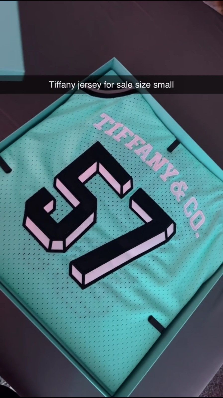 Mitchell & Ness × NBA × Tiffany & Co. Tiffany & Co. x NBA x Mitchell & Ness Basketball Jersey ...