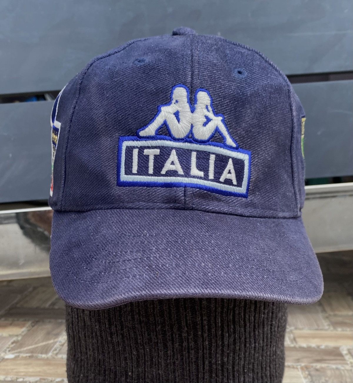 Vintage sunfaded world cup italy kappa hat | Grailed