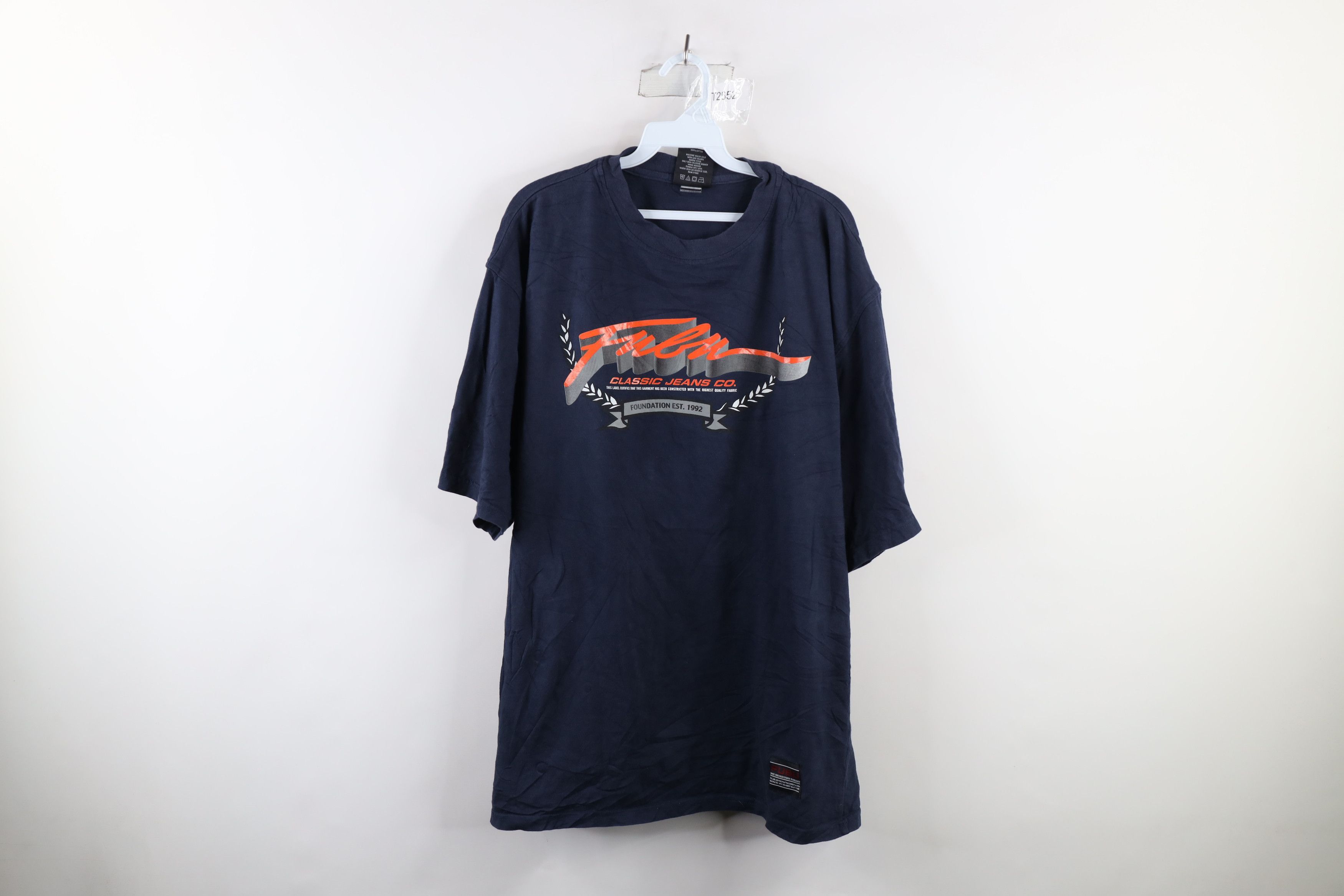 Vintage Vintage FUBU Out Script Baggy Fit Short Sleeve T-Shirt Blue | Grailed