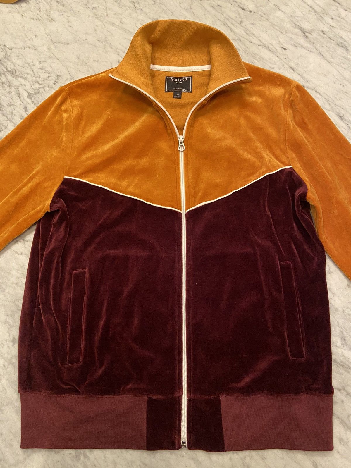 Todd Snyder Todd Snyder Velour Track Jacket | Grailed