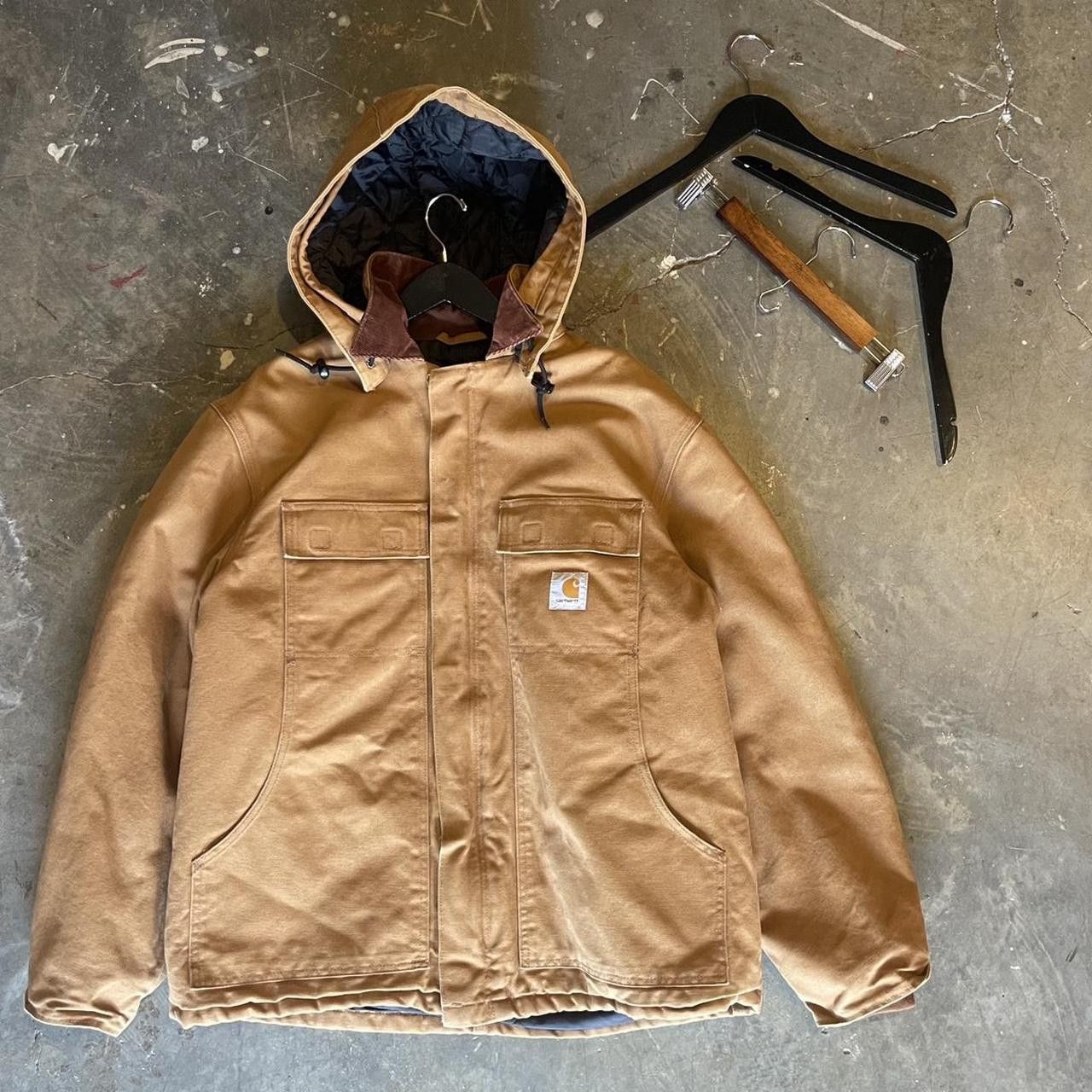 Carhartt Carhartt Work Jacket With Removable Hood Brown | Grailed