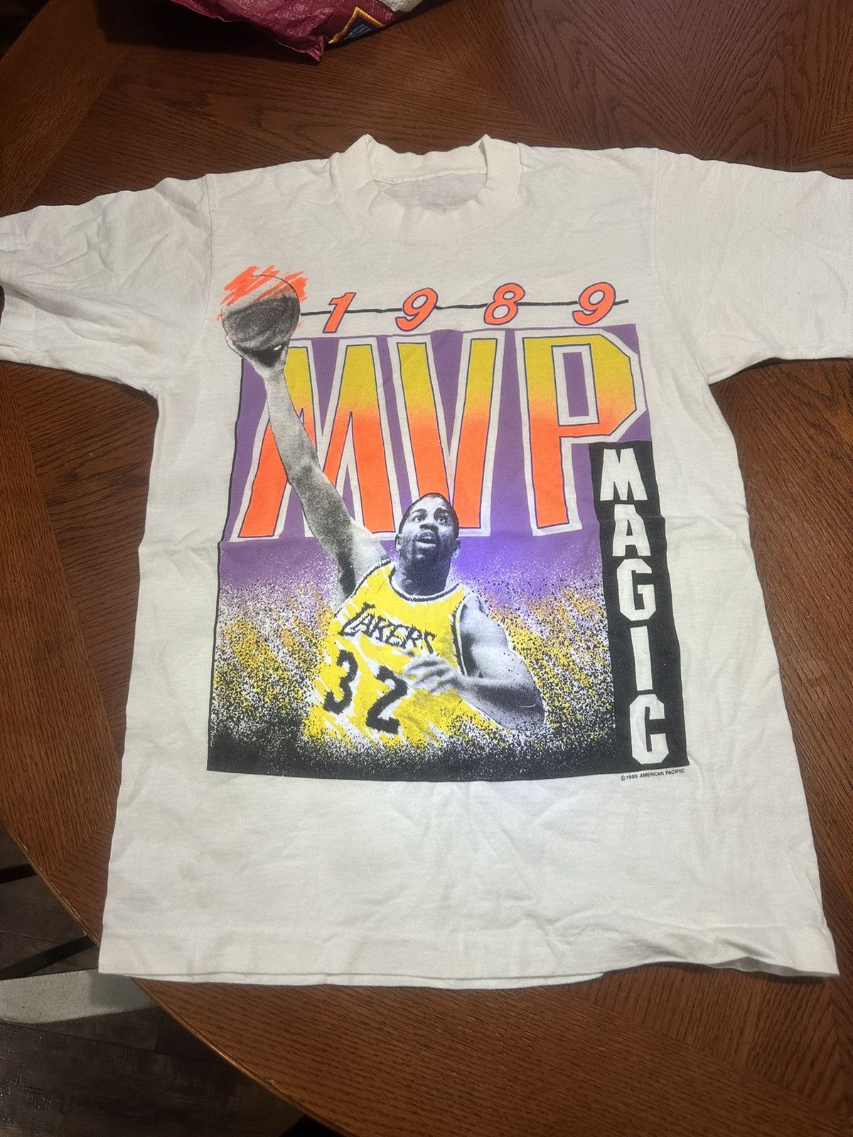 Magic Johnson 1989 MVP Magic Johnson Vintage Tshirt | Grailed