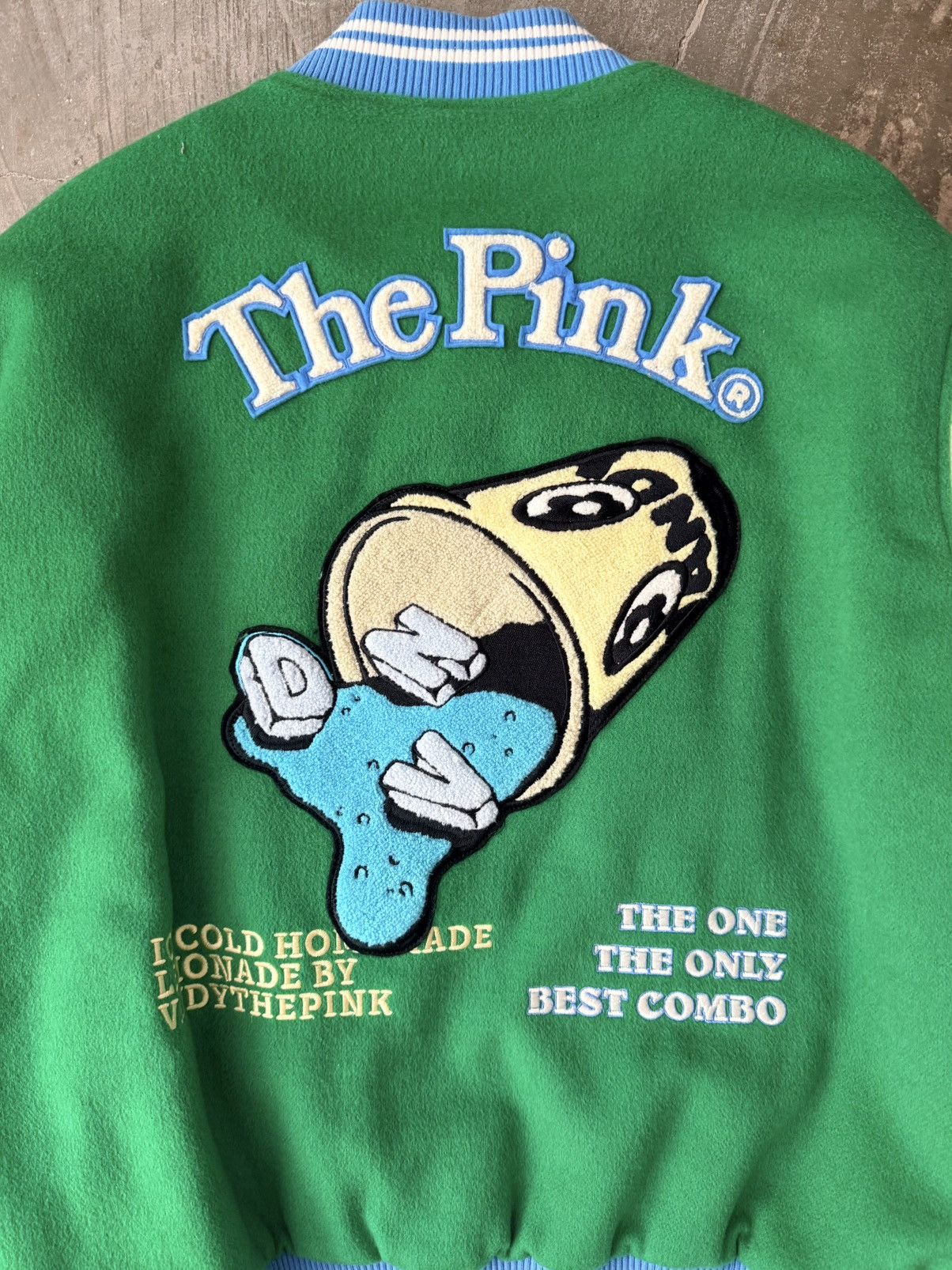 Vandy The Pink Vandy The Pink Varsity Jacket Kapital CPFM Saint Michael ...