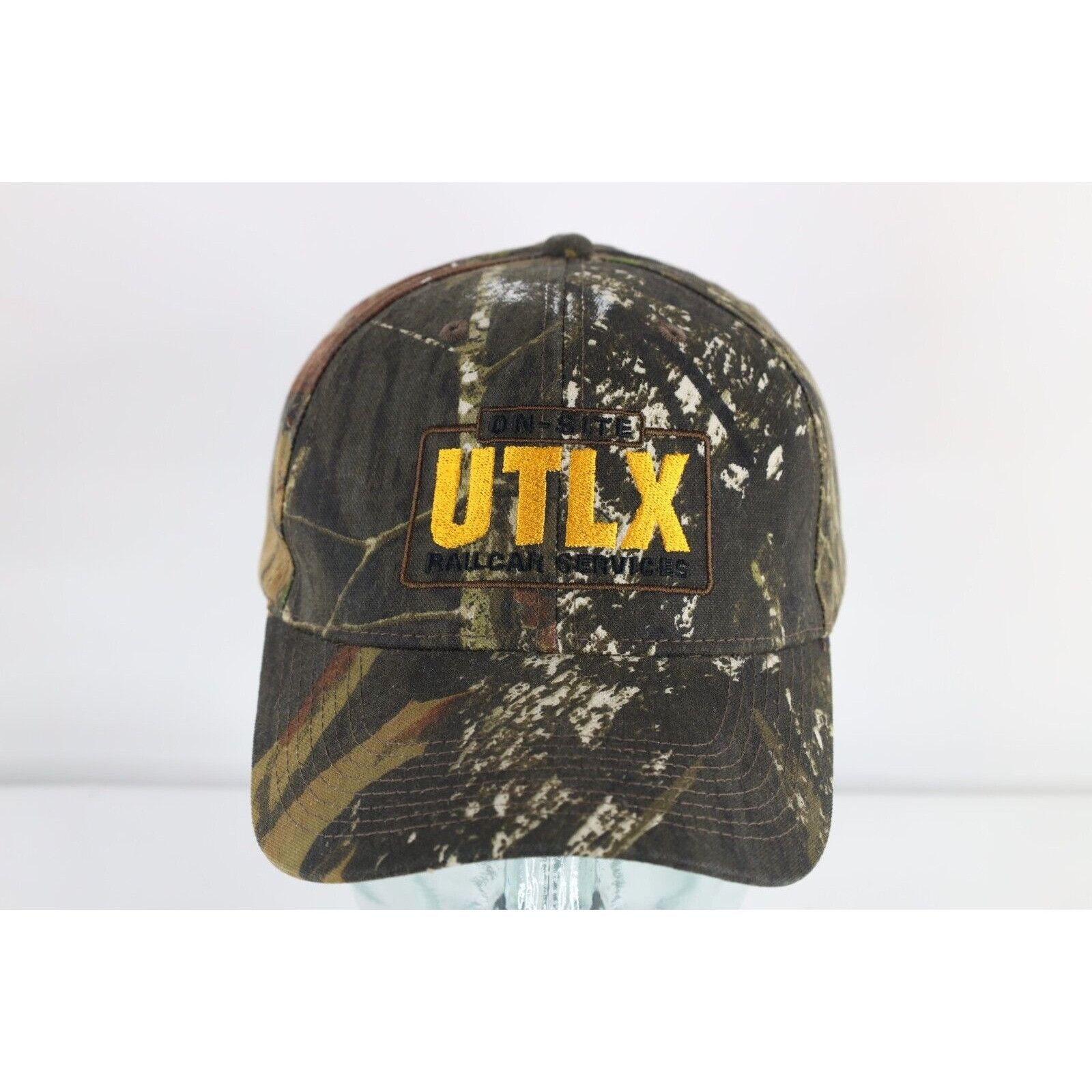 Streetwear × Vintage Vintage UTLX Railcar Services Mossy Oak Camouflage Hat | Grailed