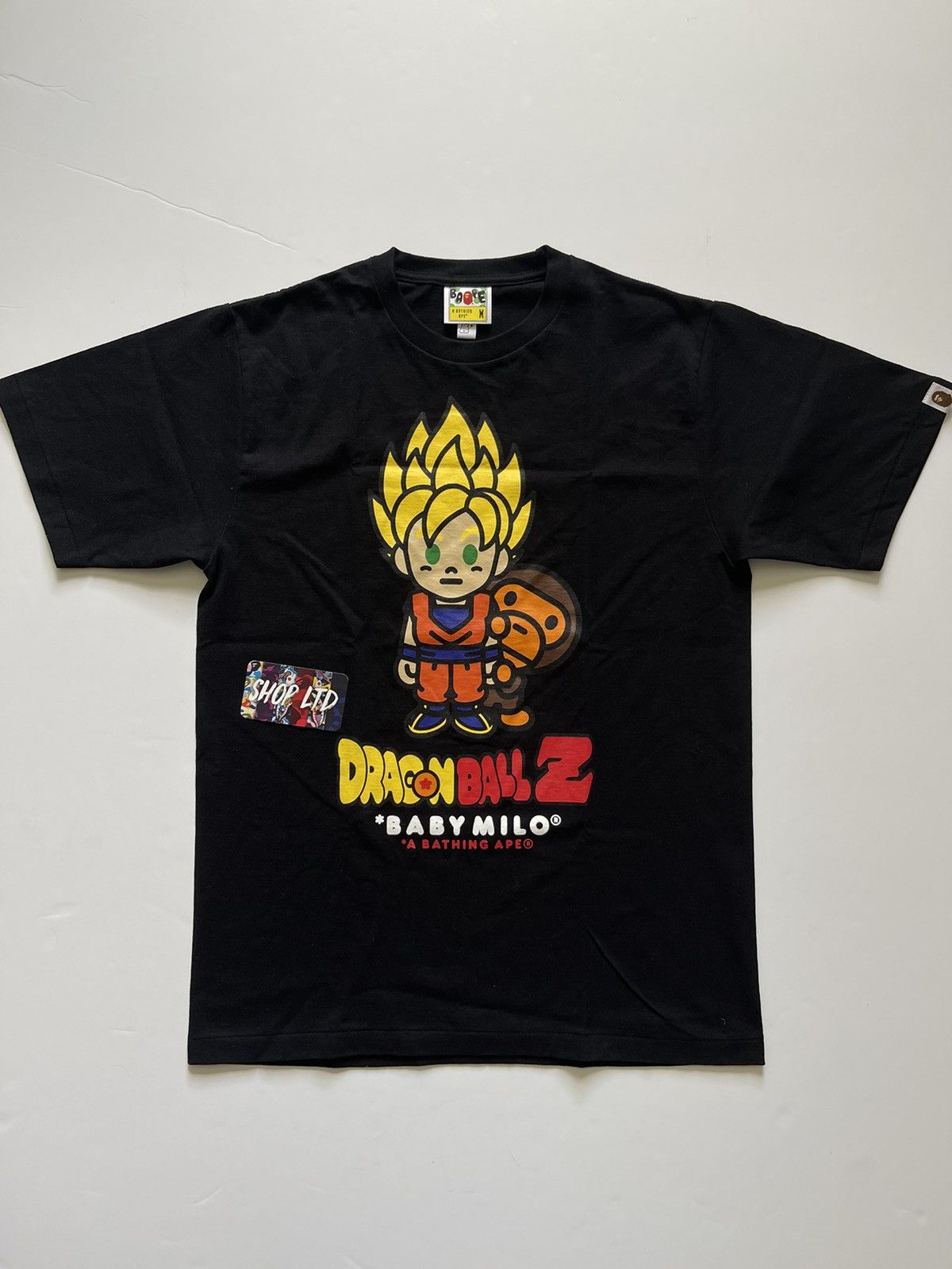 Bape A Bathing Ape X Dragonball Z SSJ Goku & Milo Tee | Grailed
