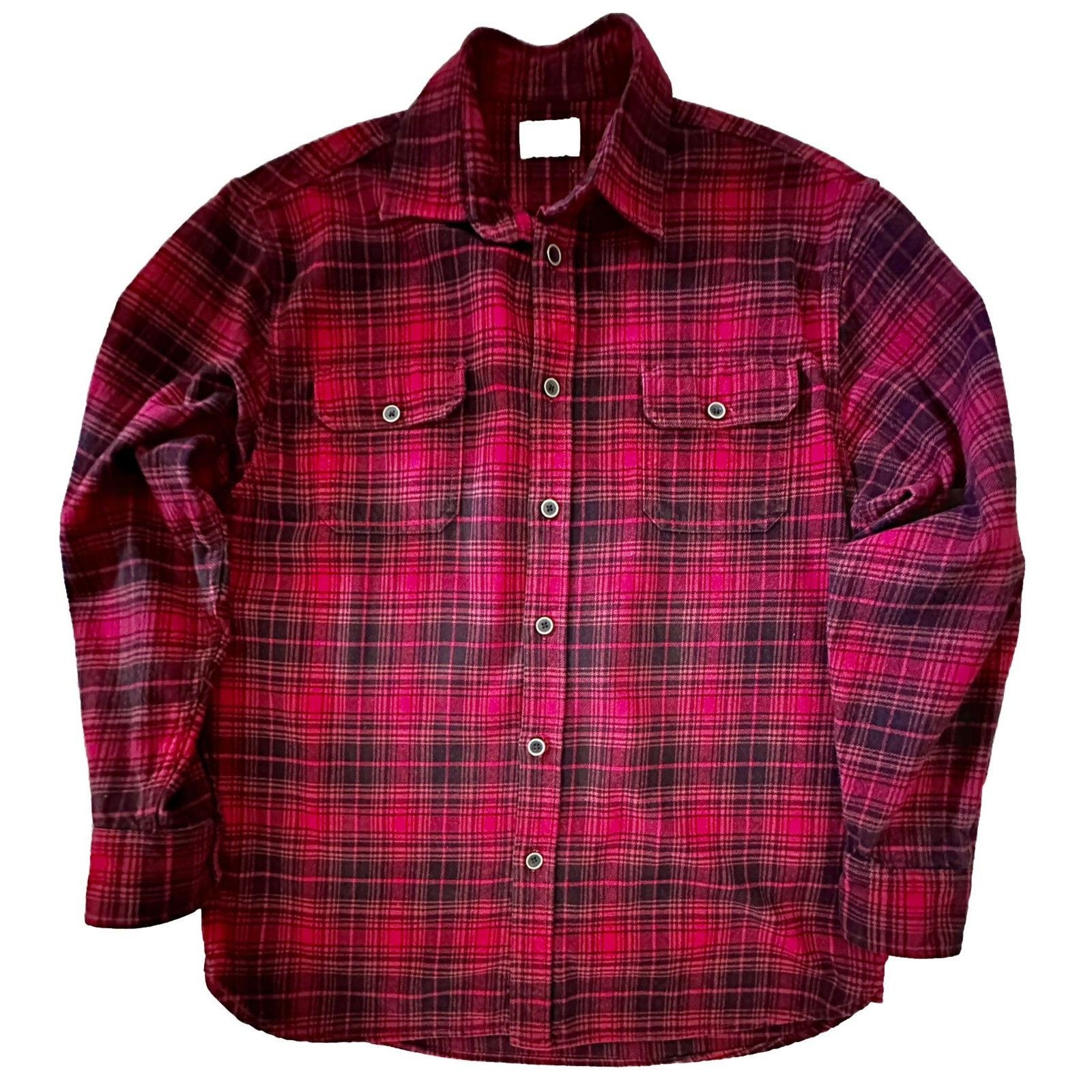 Jachs New York Jachs Flannel Long Sleeve Button Up Shirt Red Black ...