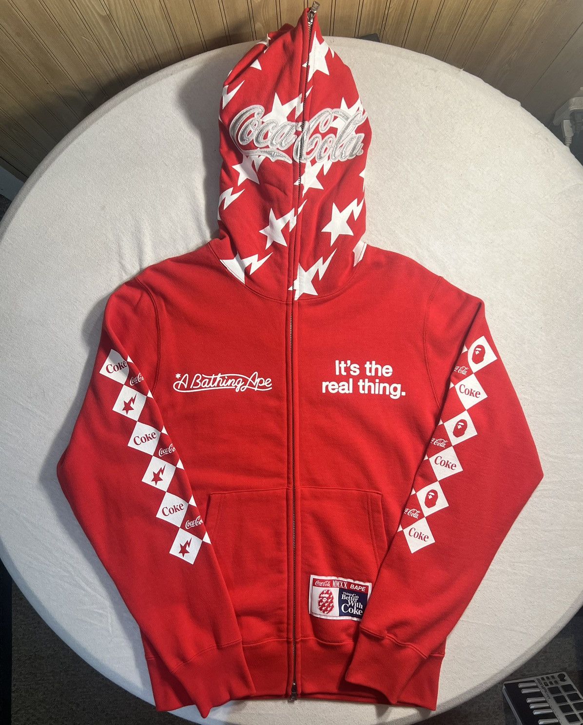 Bape Bape x Coca Cola Full Zip Hoodie | Grailed