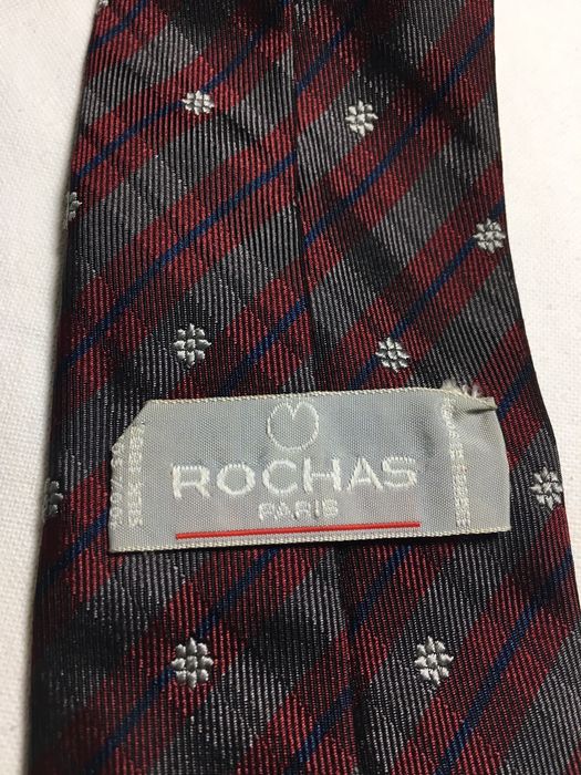 Vintage ROCHAS Paris Designer France Silk Mens Tie | Grailed
