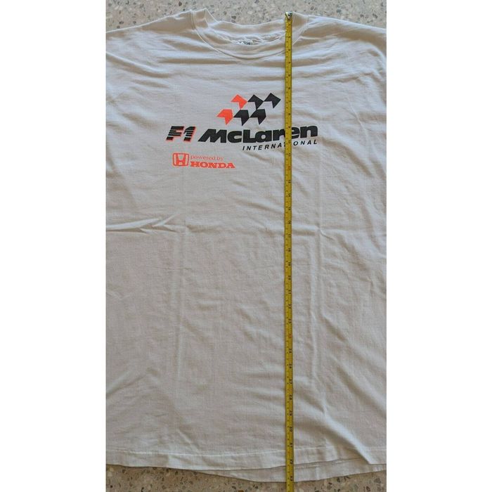 Hanes MCLAREN HONDA FORMULA 1 RACING TSHIRT - GRAND PRIX TEE - F1 | Grailed