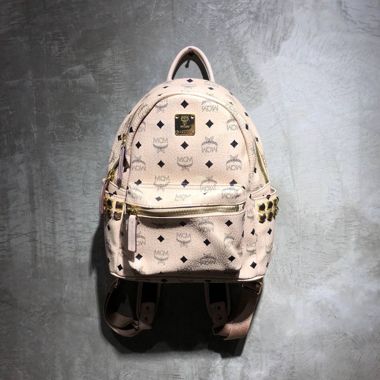 MCM MCM Visetos Stark Mini backpack | Grailed