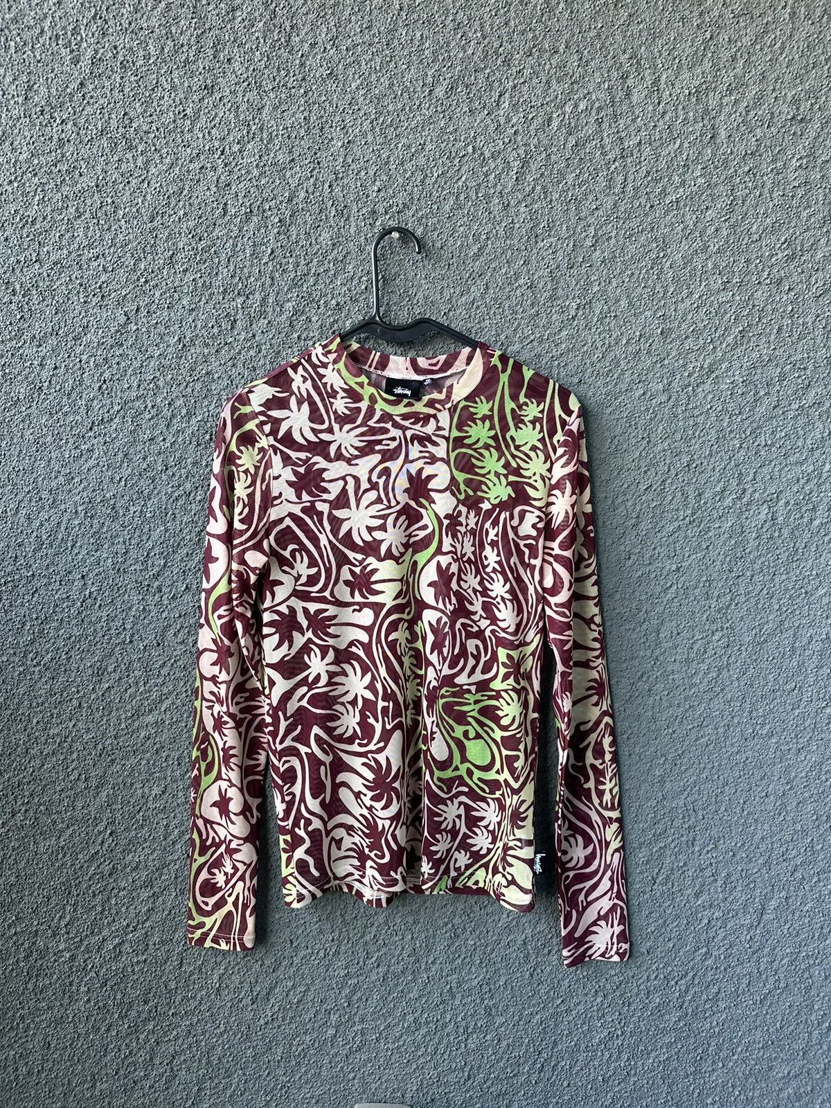 Stussy stussy psychedelic palm tree tee | Grailed