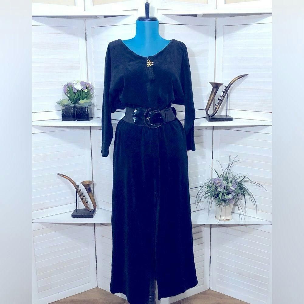 Saks Fifth Avenue Sacks Fifth Ave Vintage 80s Oversized Blue Velour