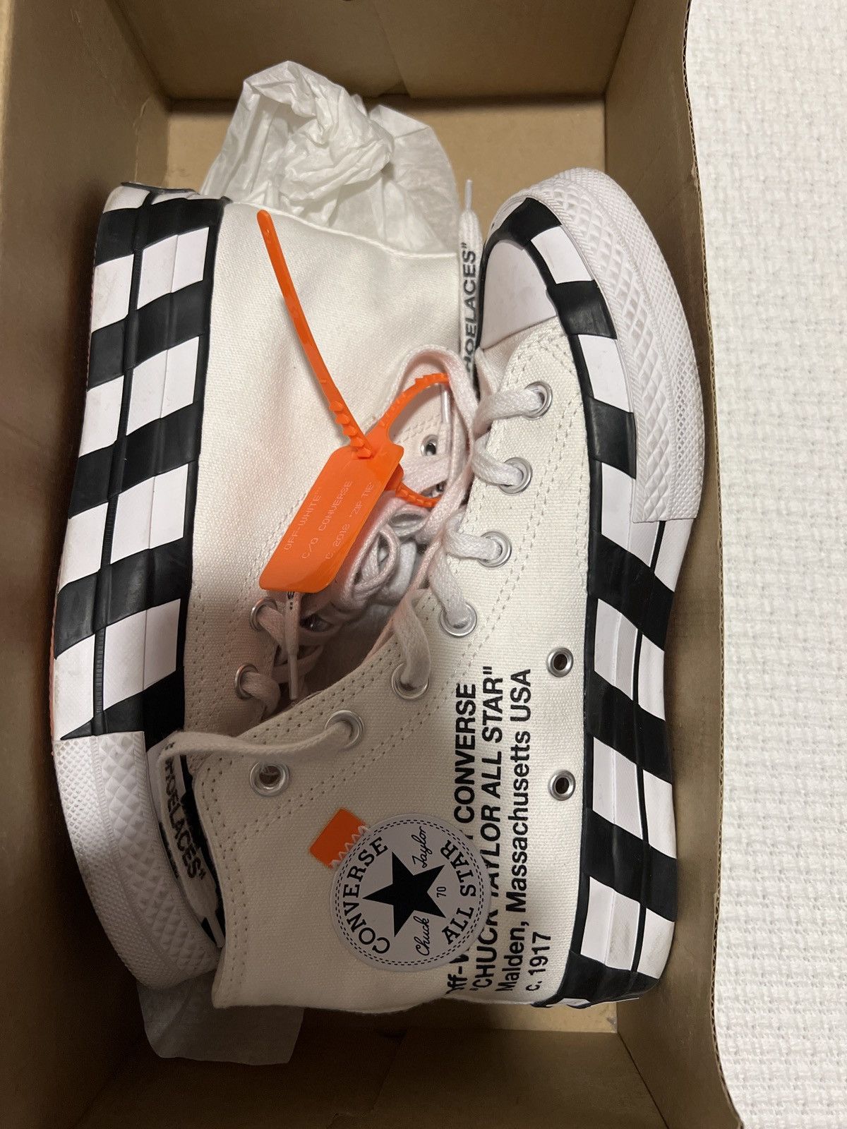 Off-White Converse Chuck Taylor All-Star 70 Hi Off-White ~ | Grailed