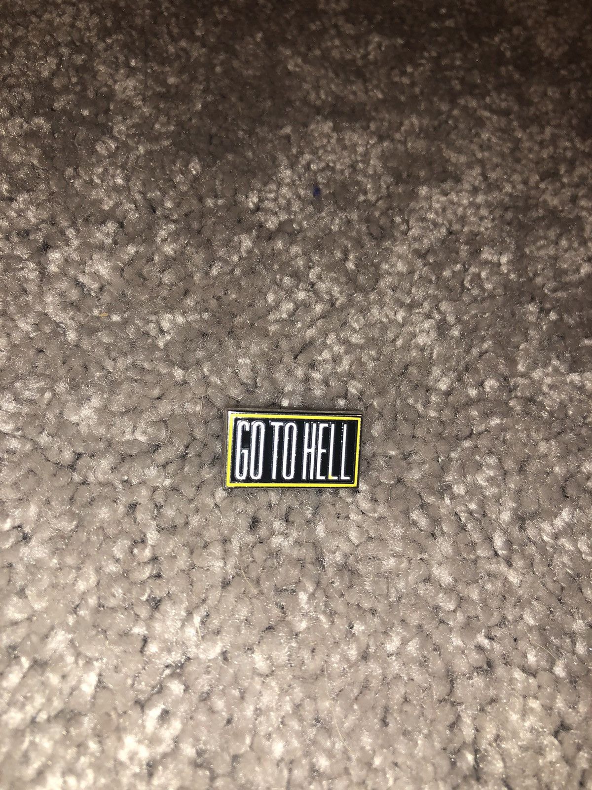 Supreme Supreme Go To Hell Pin | Grailed